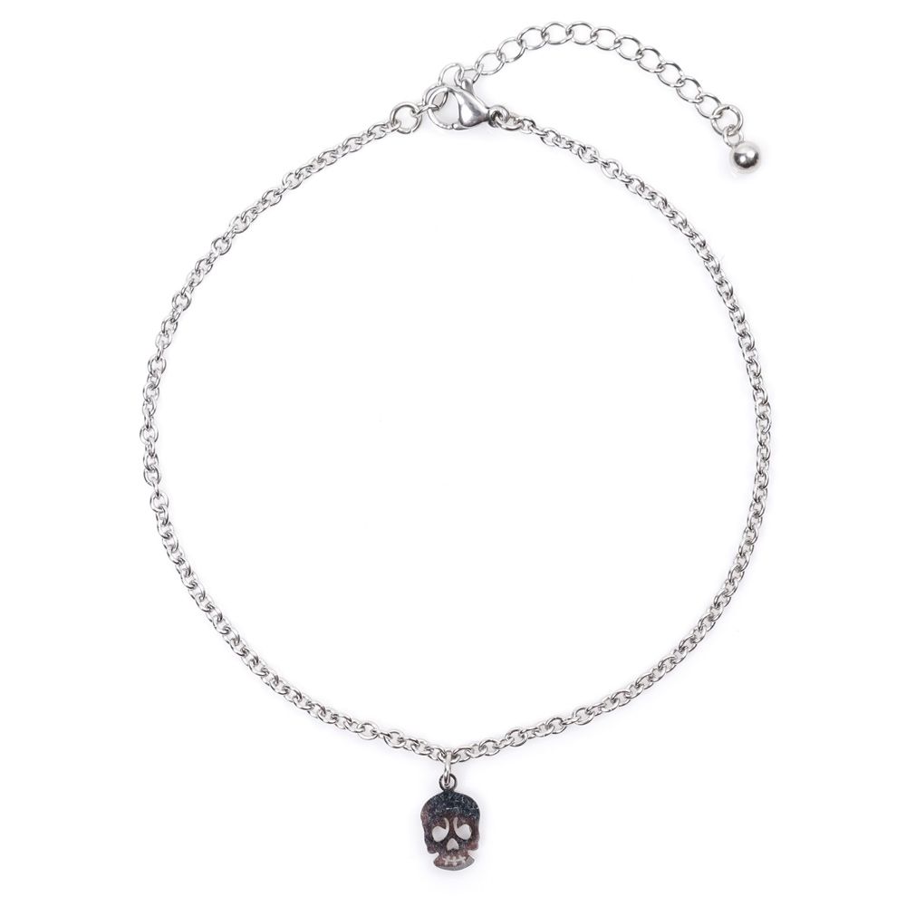 MUSINSA | JBANS CLASSIC Skull Pendant Surgical Steel Chain Anklet ...