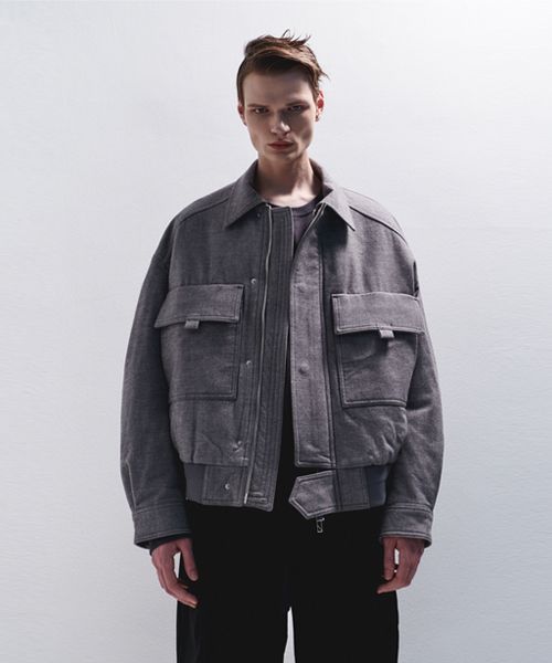 MUSINSA | DNSR Flannel Wool MA-1