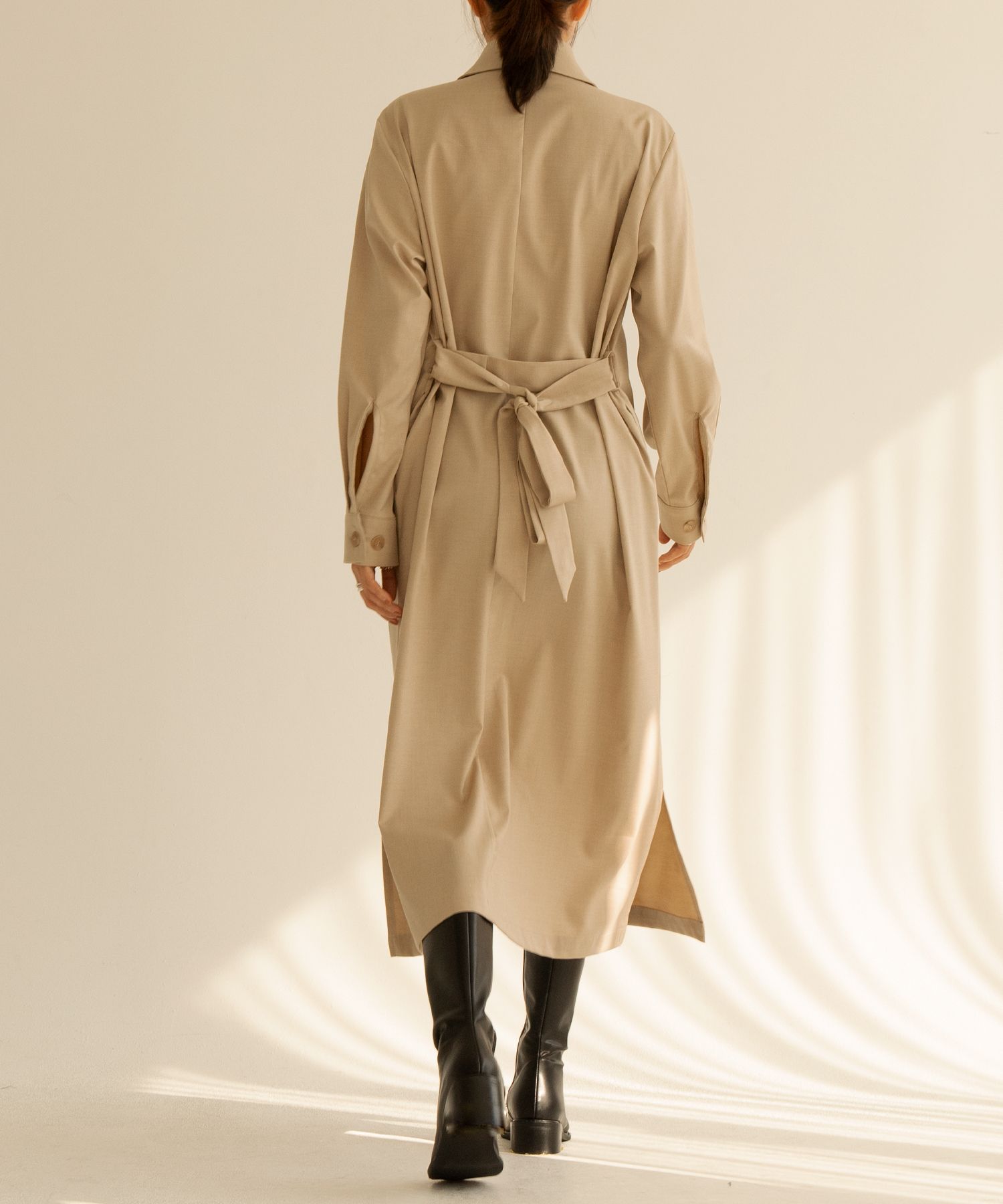 MUSINSA | UNLIKELOOK Marci maxi long dress beige [Beige]