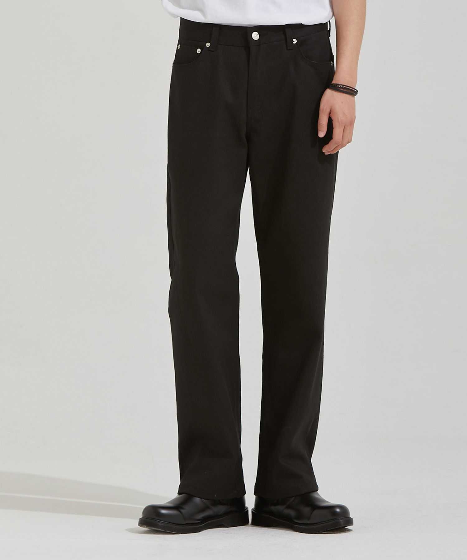MUSINSA | MAKEITTO Daily Wide Jeans (BLACK)