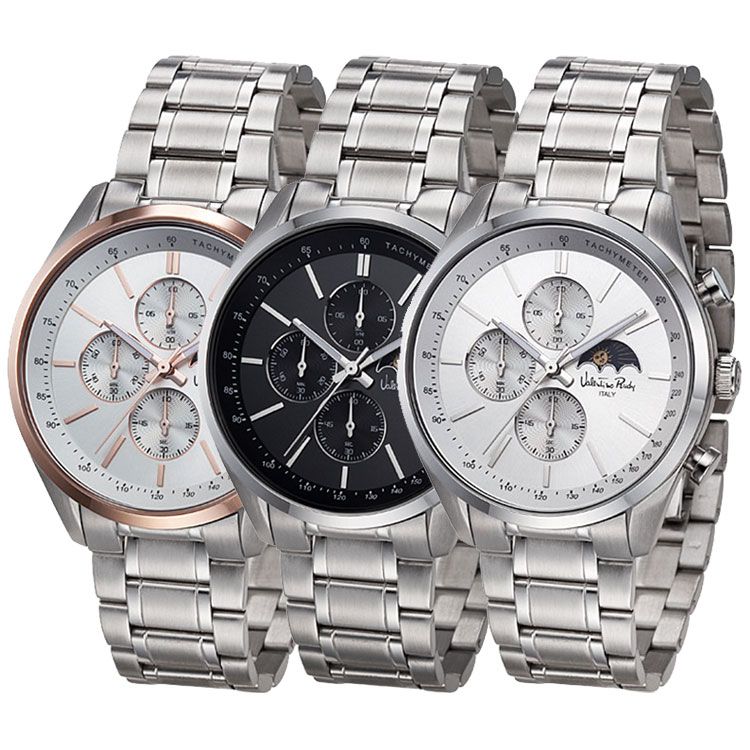 MUSINSA | VALENTINO RUDY VR6544 Tachymeter Men's Wristwatch Metal Watch