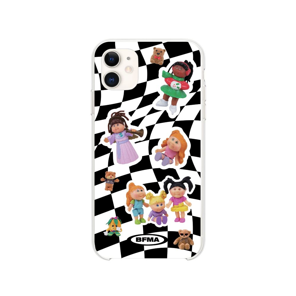 MUSINSA | BALLOON FRIENDS Baby Checkerboard Gel Hard Phone Case