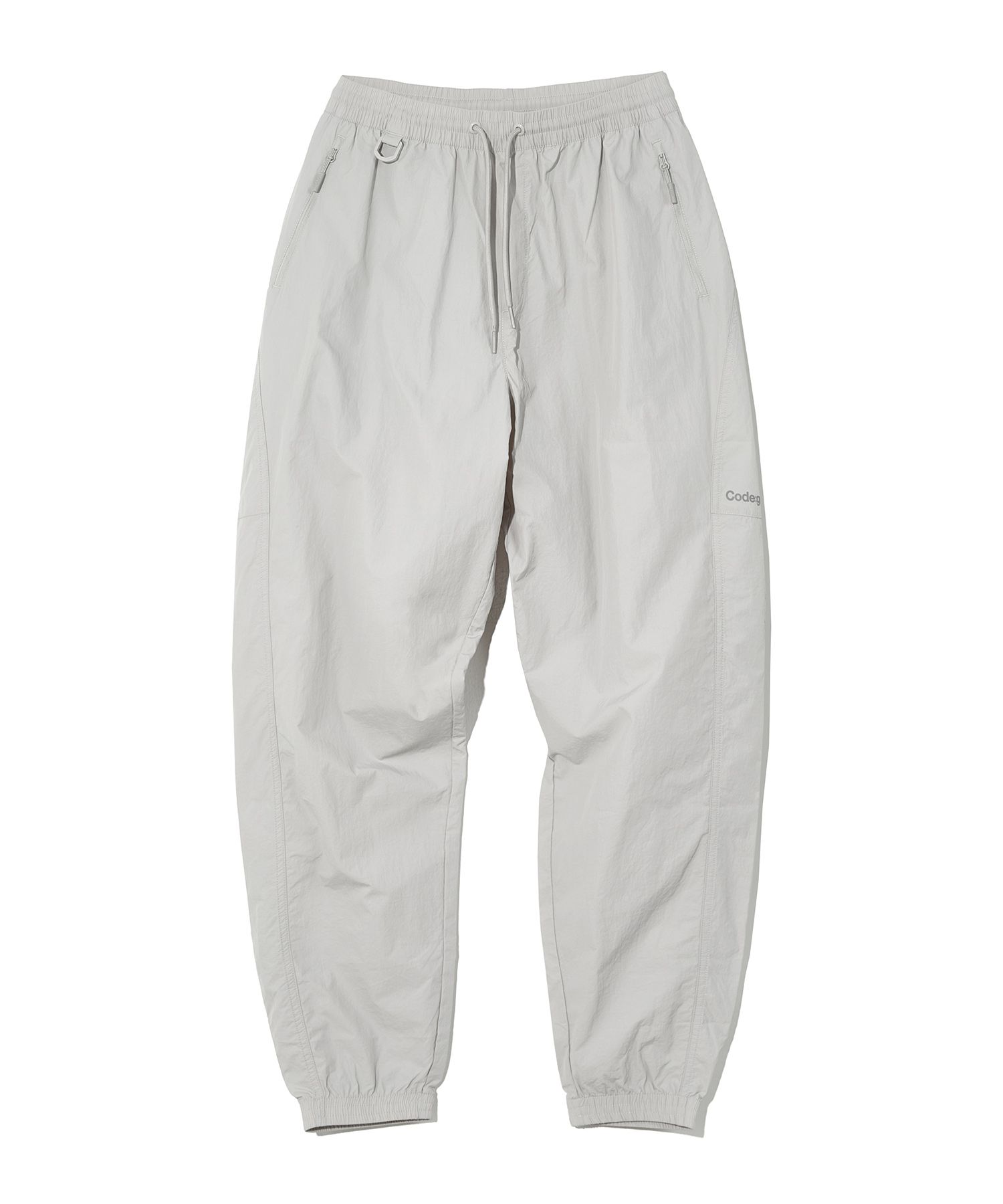 MUSINSA公式 | Codegraphy Tech Washer Curved Jogger Pants_Gray