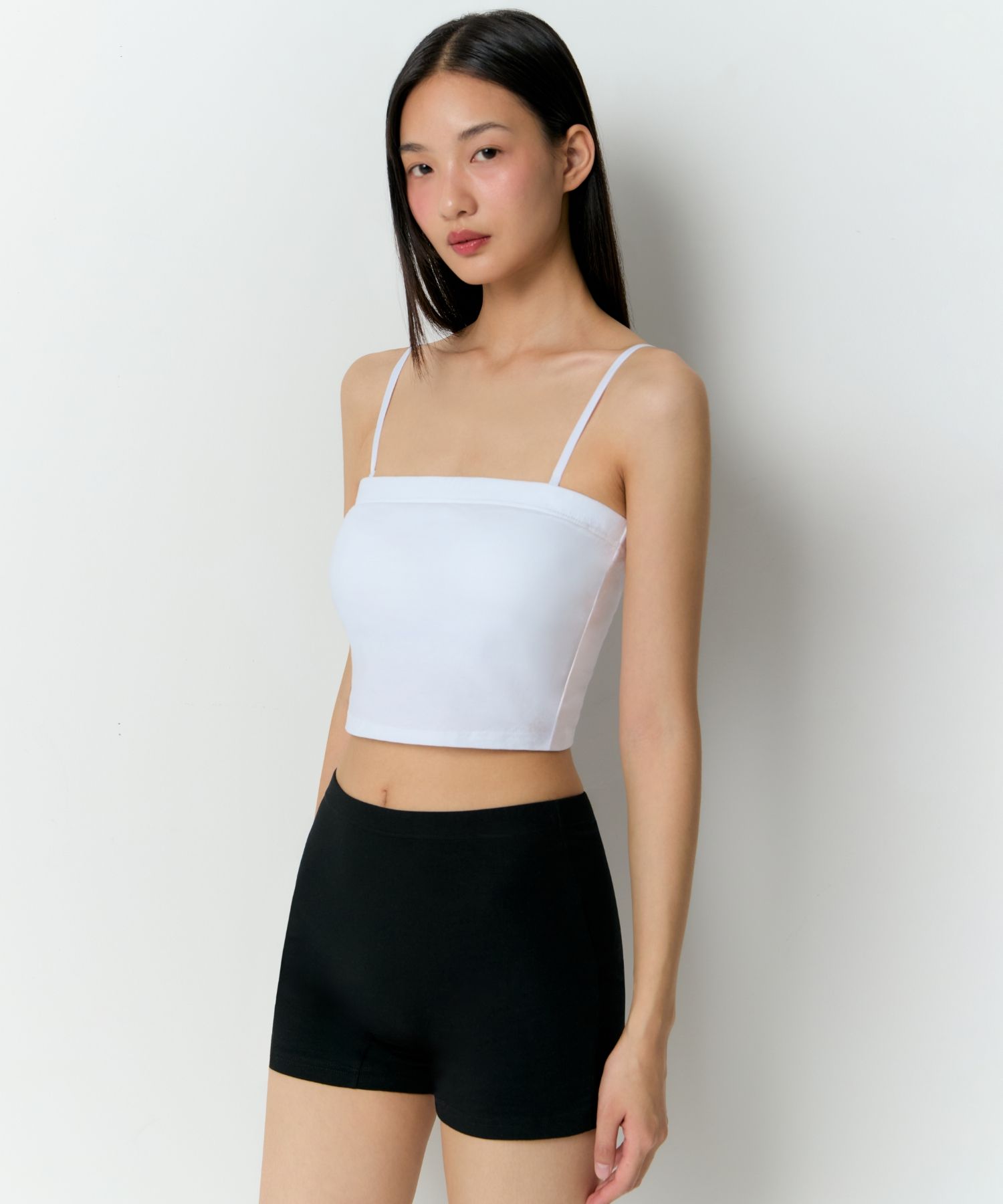 MUSINSA | MUSINSA STANDARD WOMAN Women's Crop Tube Bra Top [White]