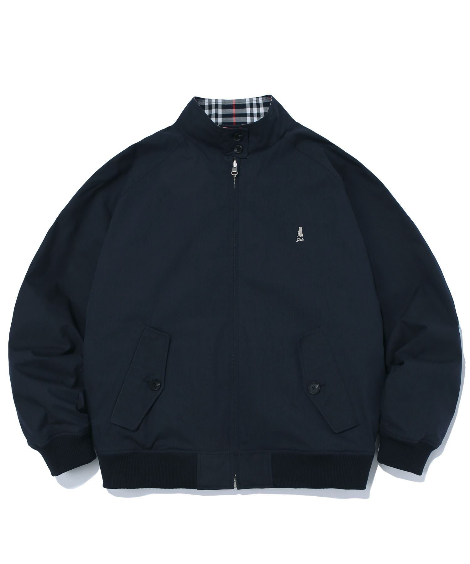 MUSINSA公式 | YALE Reversible Harrington Jacket Navy