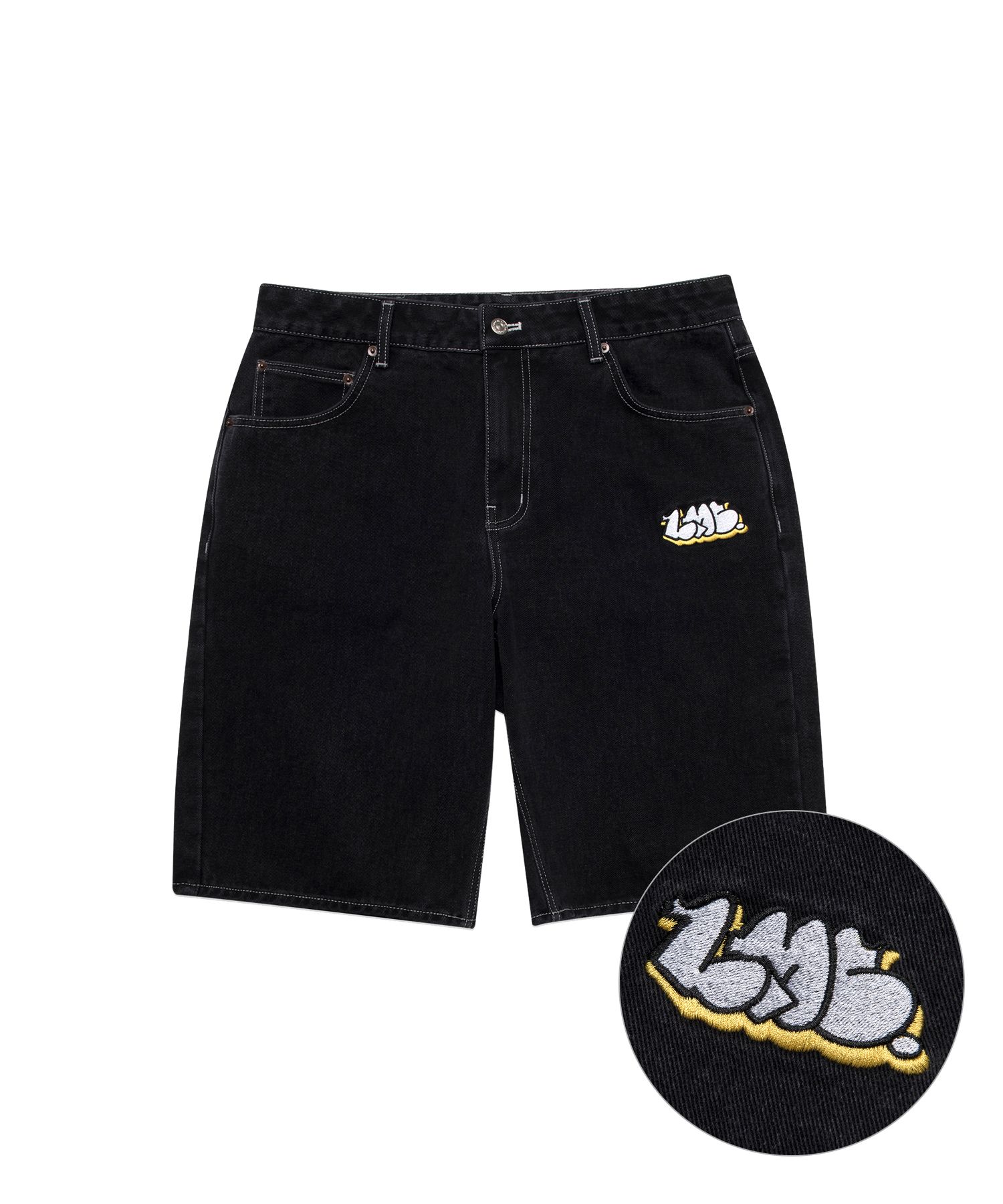MUSINSA | LMC LMC GRAFFITI DENIM SHORTS black