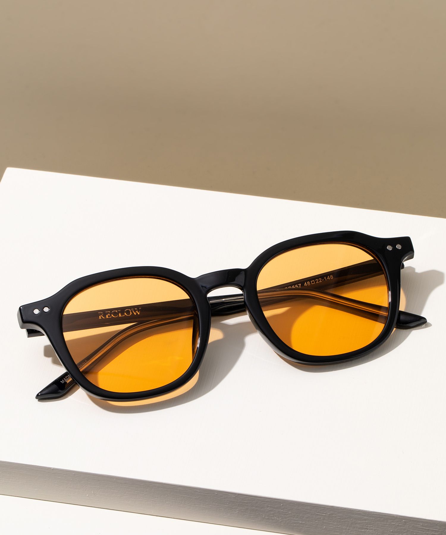 MUSINSA公式 | RECLOW RC BB557 ORANGE Sunglasses