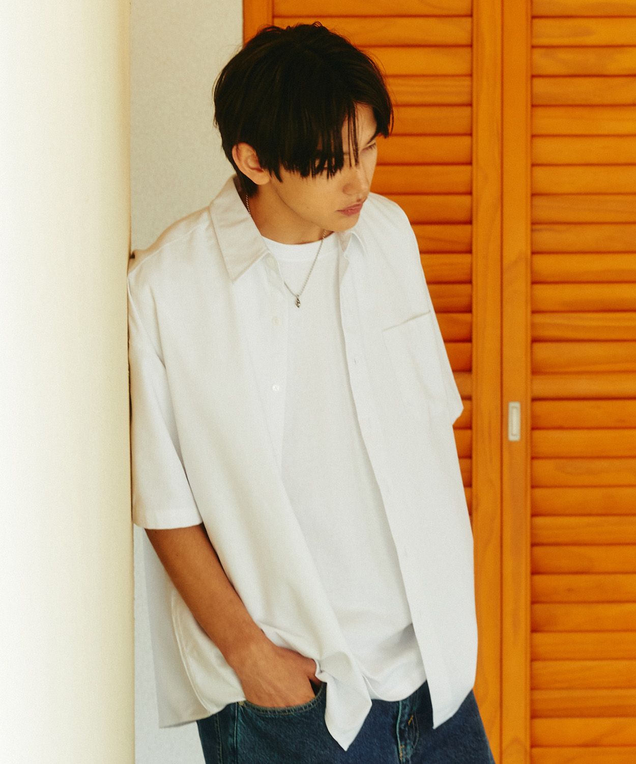 MUSINSA | LEIRE [YouTuber PICK] Linen Pocket Overfit Short Sleeve Shirt ...