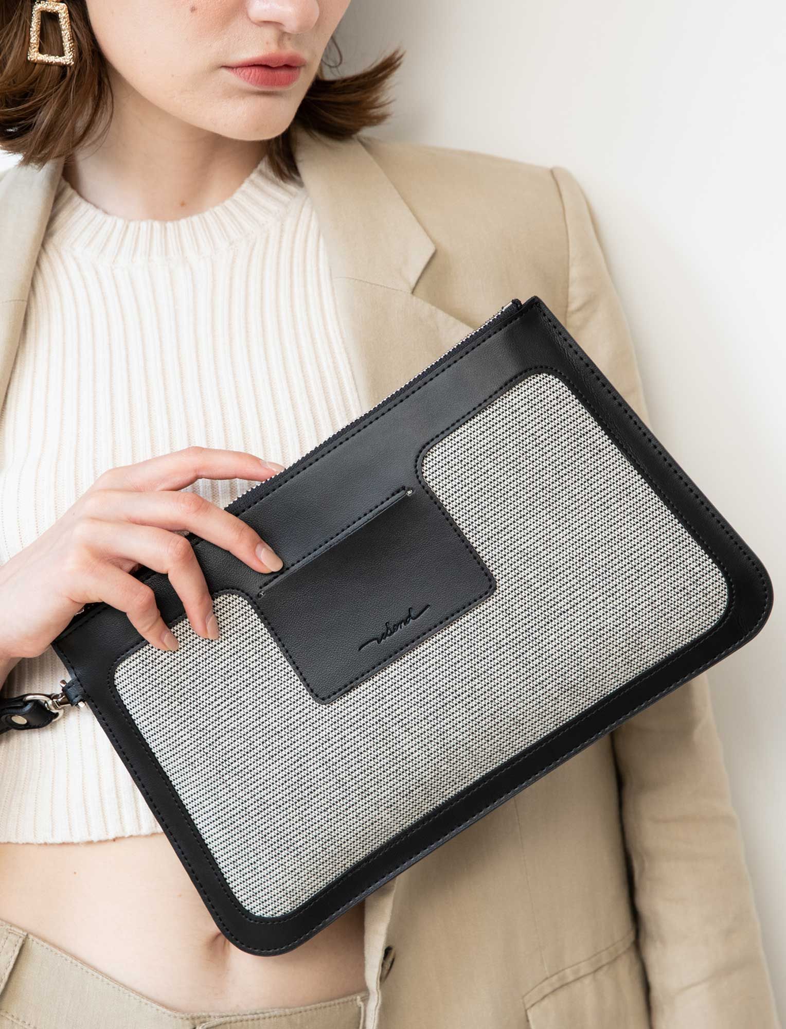 MUSINSA | USEND Mellow Clutch Strap SET_Black