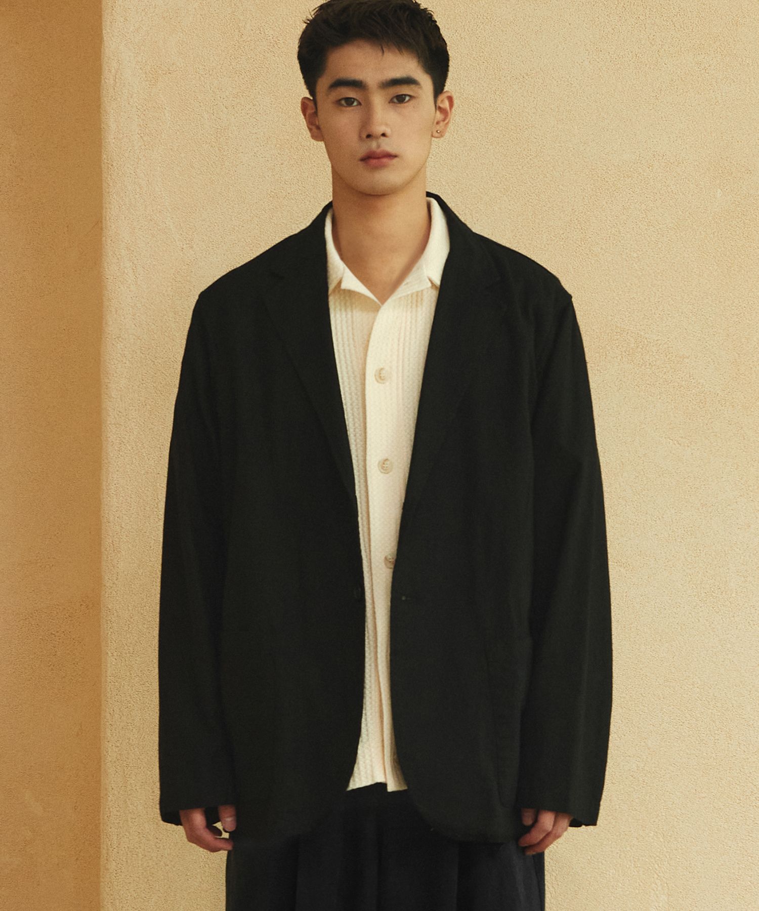 MUSINSA | BALLUTE ALL WEATHER JACKET (BLACK TENCEL LINEN)