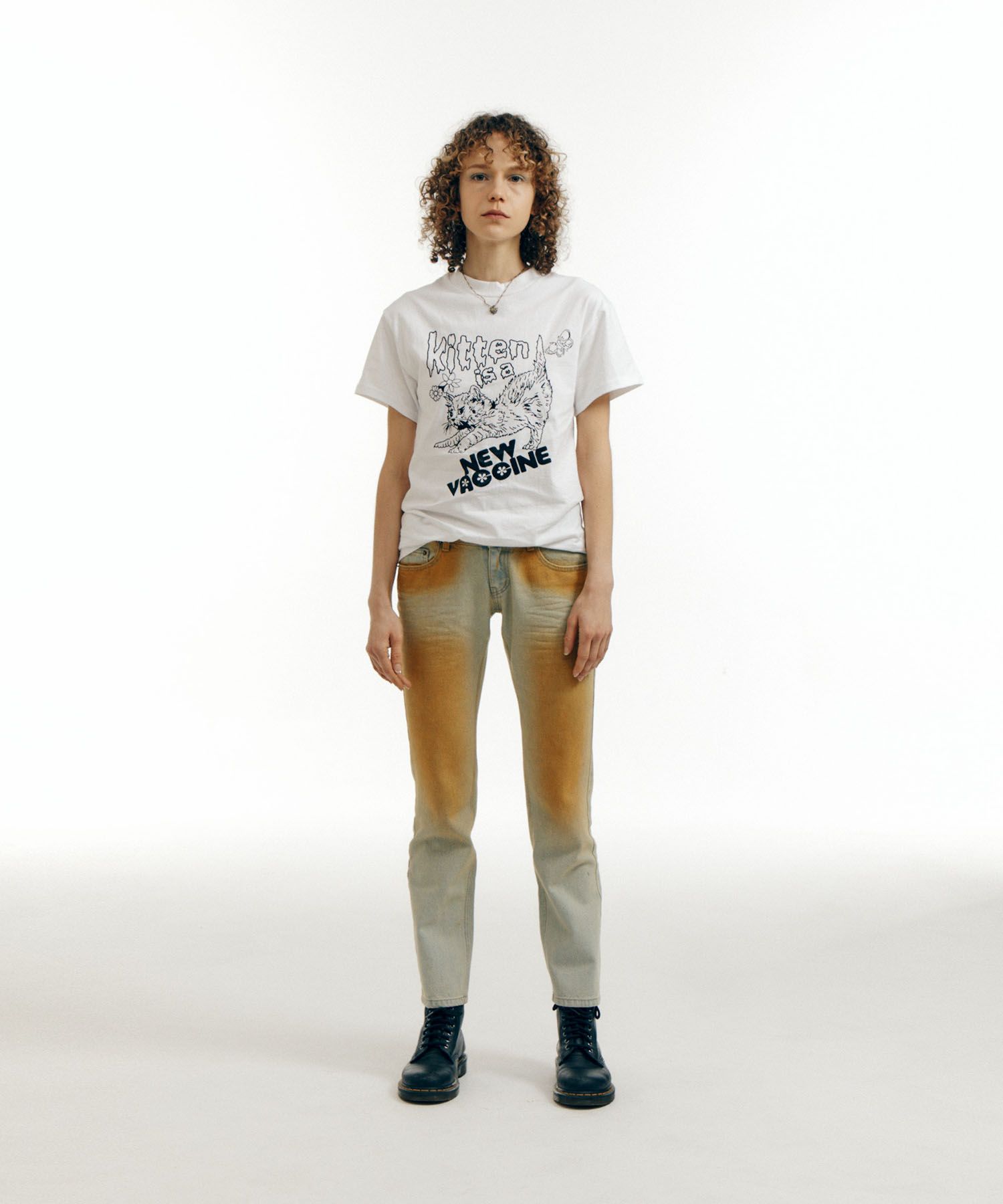 MUSINSA | WHYNOTUS Curt wild jeans - sand washed
