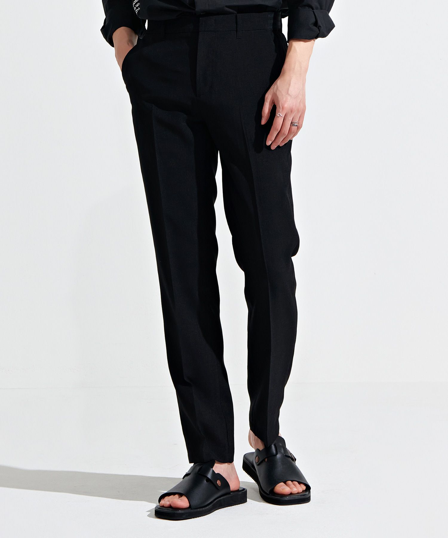 MUSINSA | CHASECULT Men's Light Side Banding Slacks Pants-BBRK2216C03