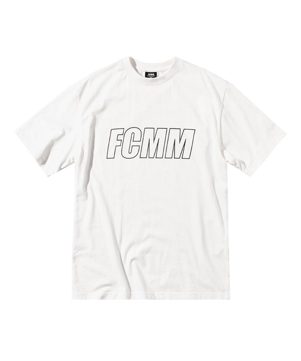 MUSINSA | FCMM Linear Logo T-shirt - White