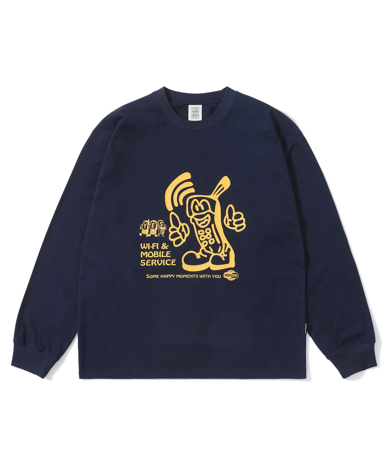 MUSINSA | YESEYESEE YES Mobile L/S Navy