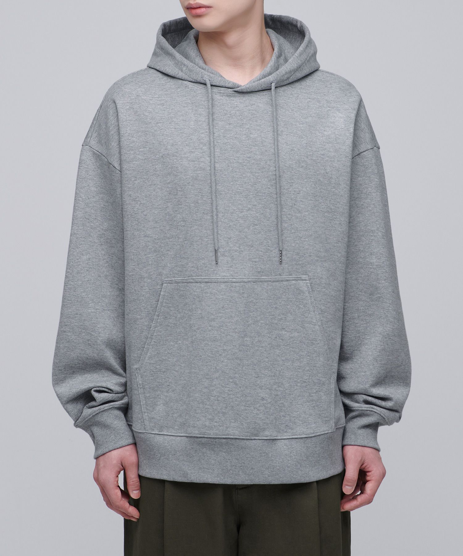 MUSINSA | MUSINSA STANDARD Flat Terry Oversized Hooded Sweatshirt ...