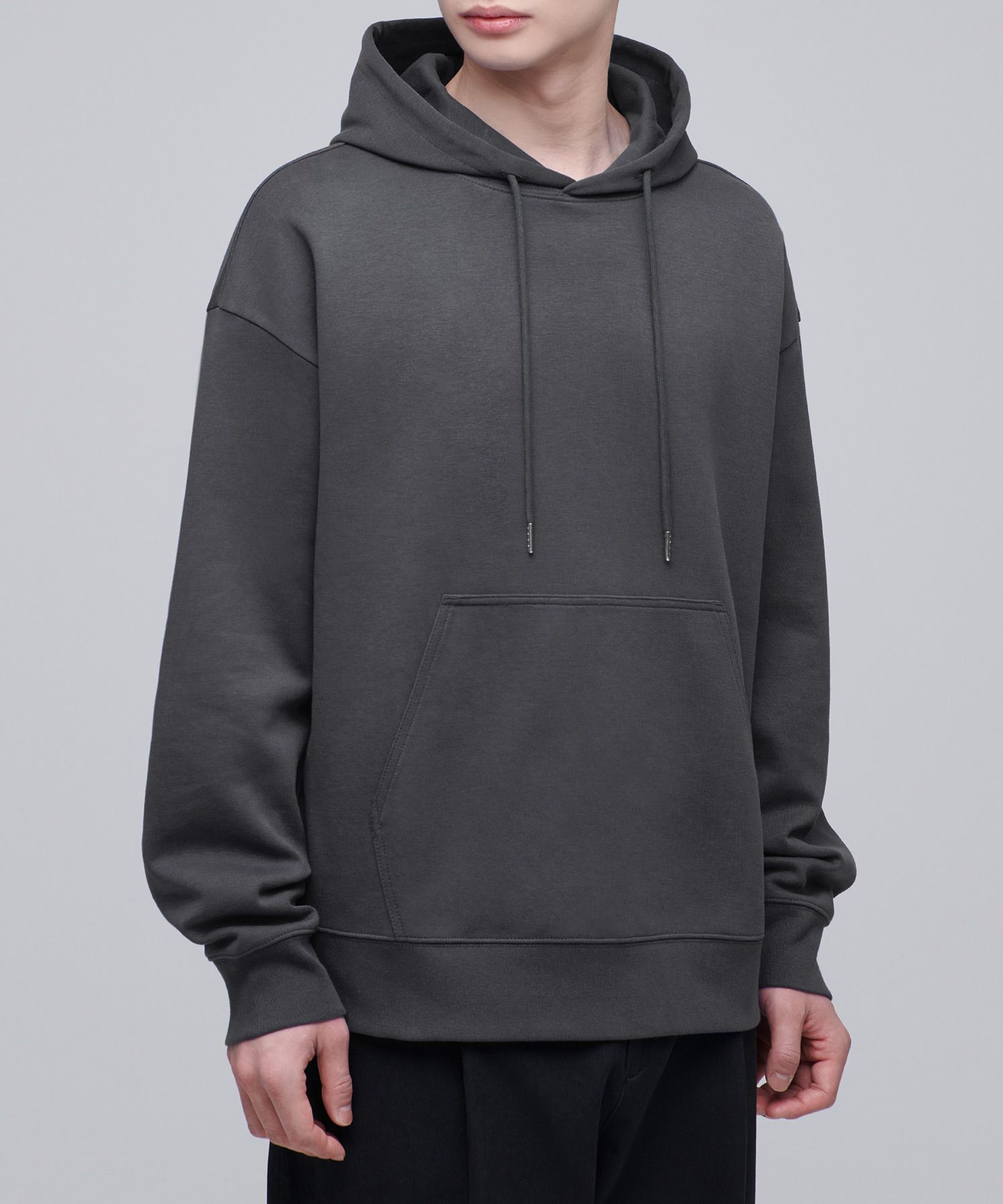 MUSINSA | MUSINSA STANDARD Flat Terry Oversized Hooded Sweatshirt ...