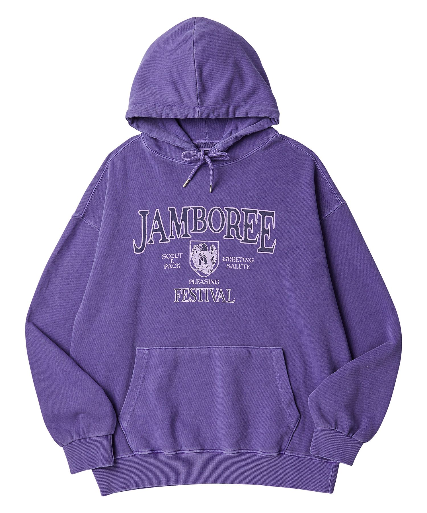 MUSINSA公式 | TRAVEL Scout Jamboree Pigment Hoodie Purple