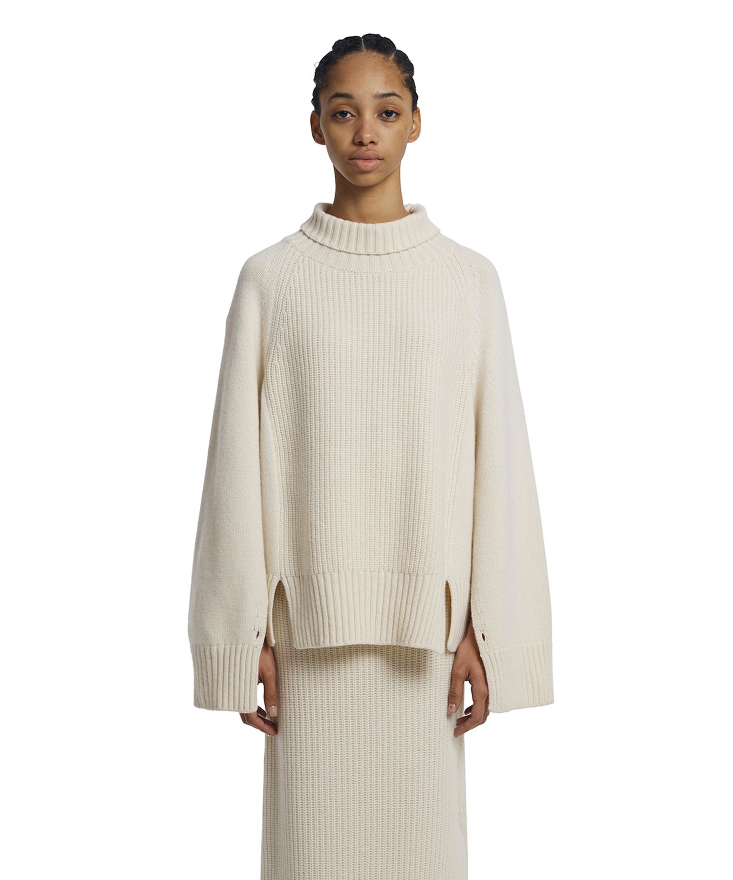 MUSINSA | TRUNK PROJECT Turtleneck Sweater_Ivory