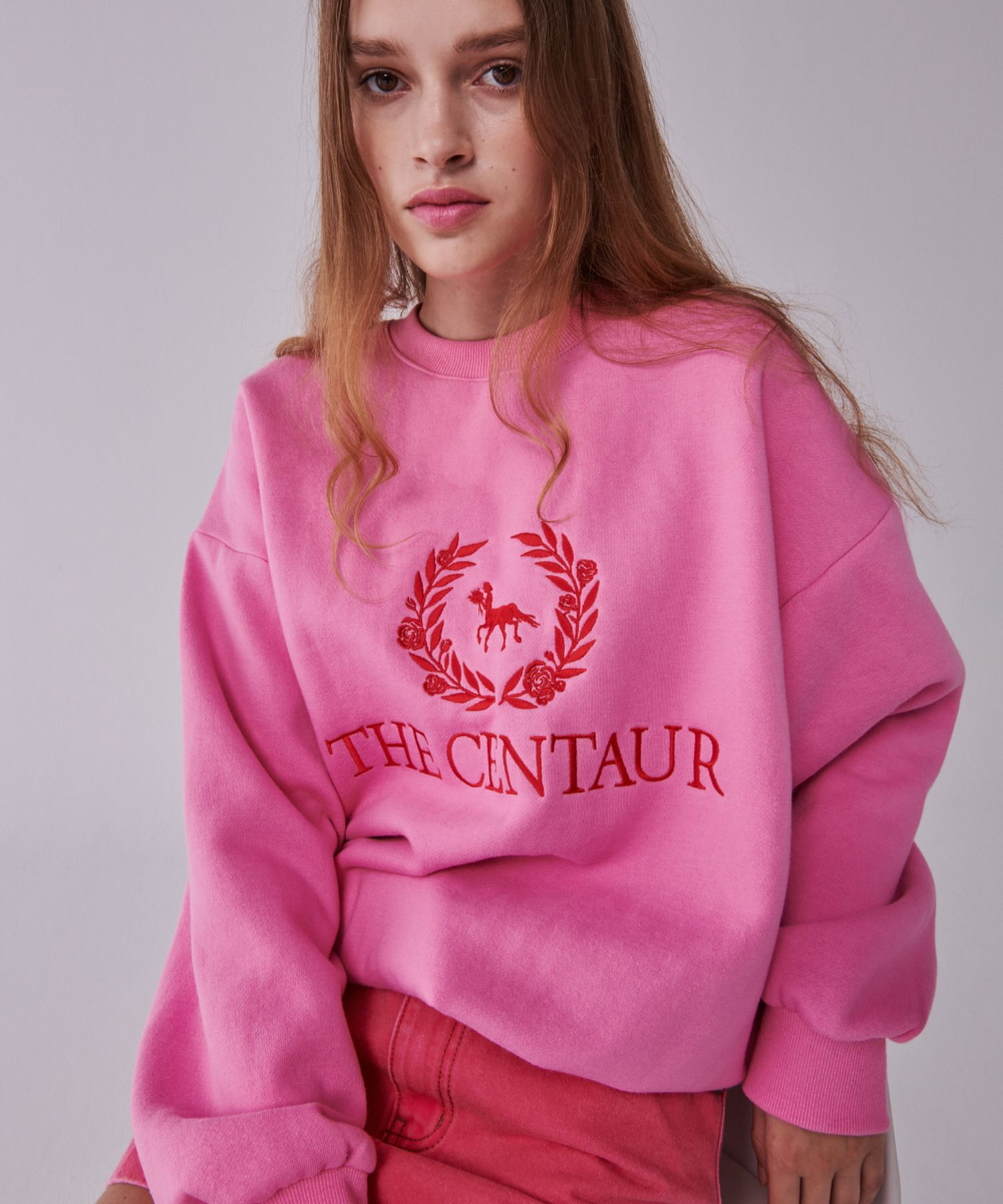 MUSINSA | CENTAUR.KR SWEATSHIRT THE CENTAURUS_PINK