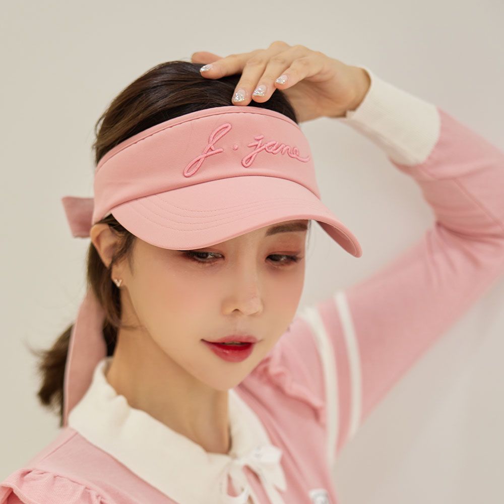 MUSINSA | J JANE Simple color logo suncap (Pink)