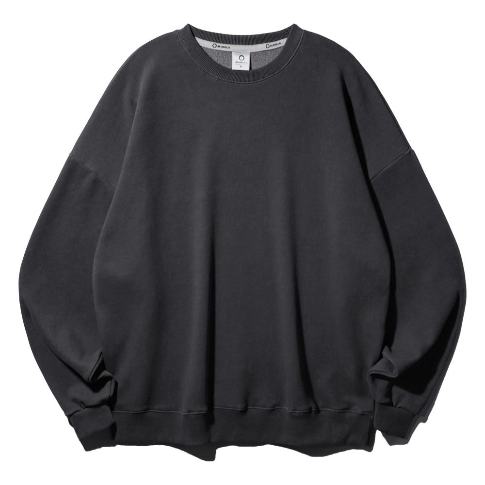 MUSINSA | ALVINCLO Plain Pigment Sweatshirt MAR746 (8 COLOR)