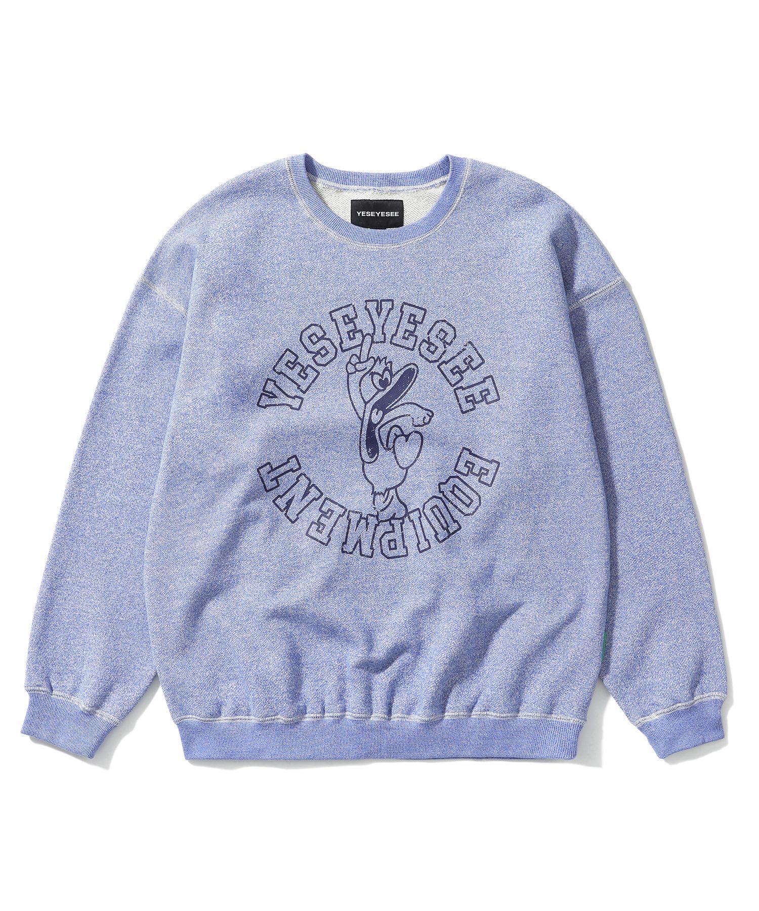 MUSINSA | YESEYESEE YES Duck Sweatshirt Blue