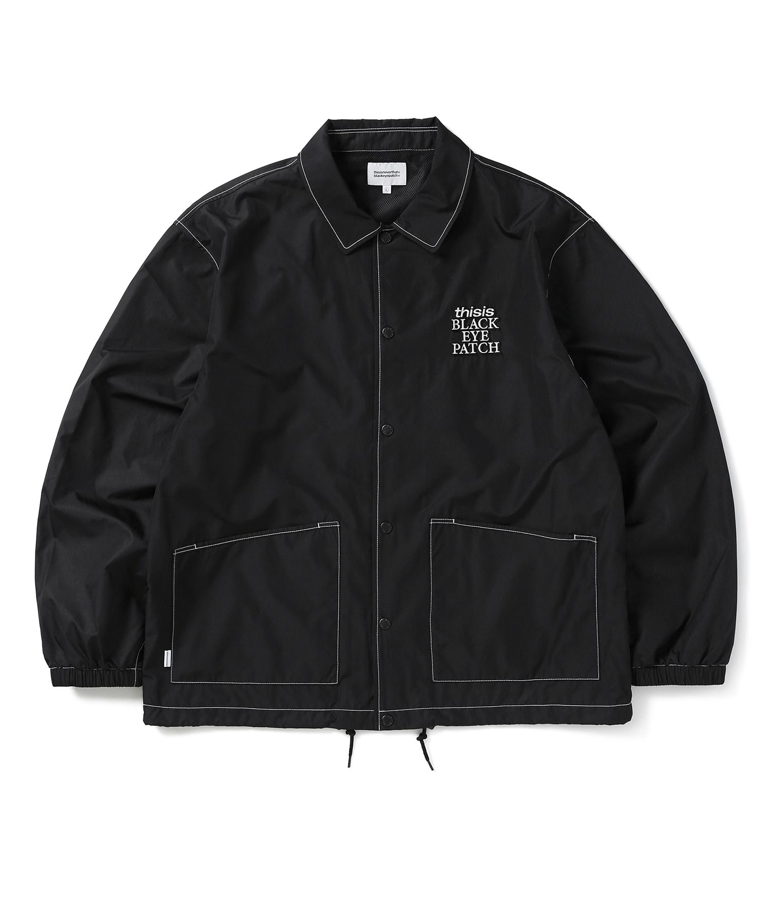 MUSINSA | thisisneverthat® BEP x TNT Coach Jacket Black