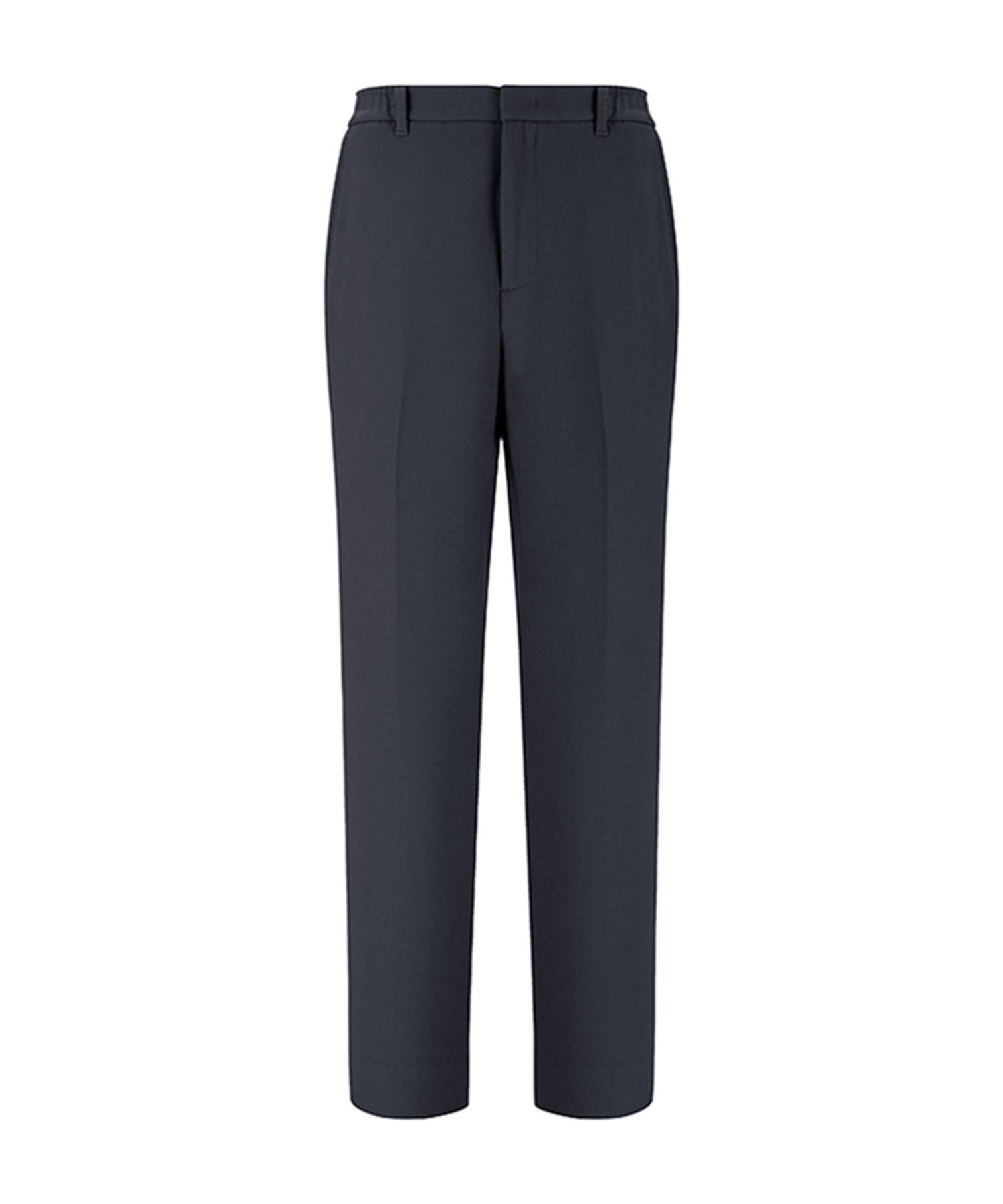 MUSINSA | AD HOC Men's elastic band brushed slacks (DK-GREY)