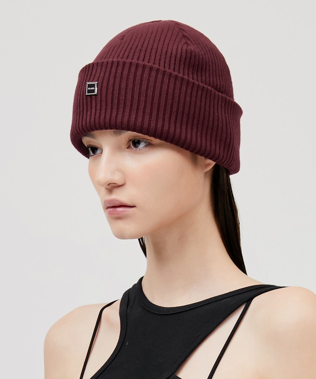 MUSINSA | FLAREUP FLARE Knit Beanie - Burgundy (FL-710)