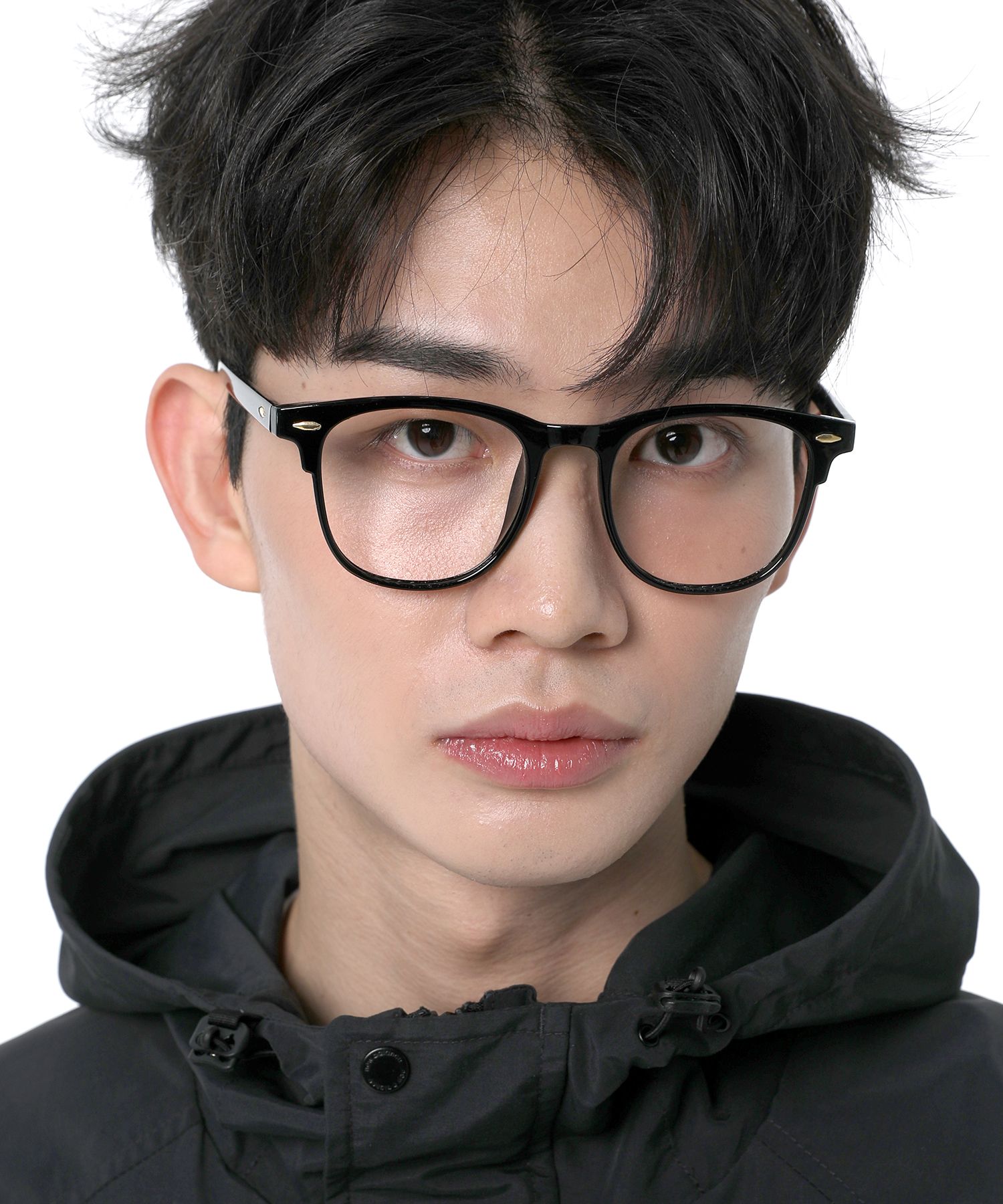 MUSINSA | SBKA SBKA Thur-C01 Blue Light Horn-rimmed Glasses