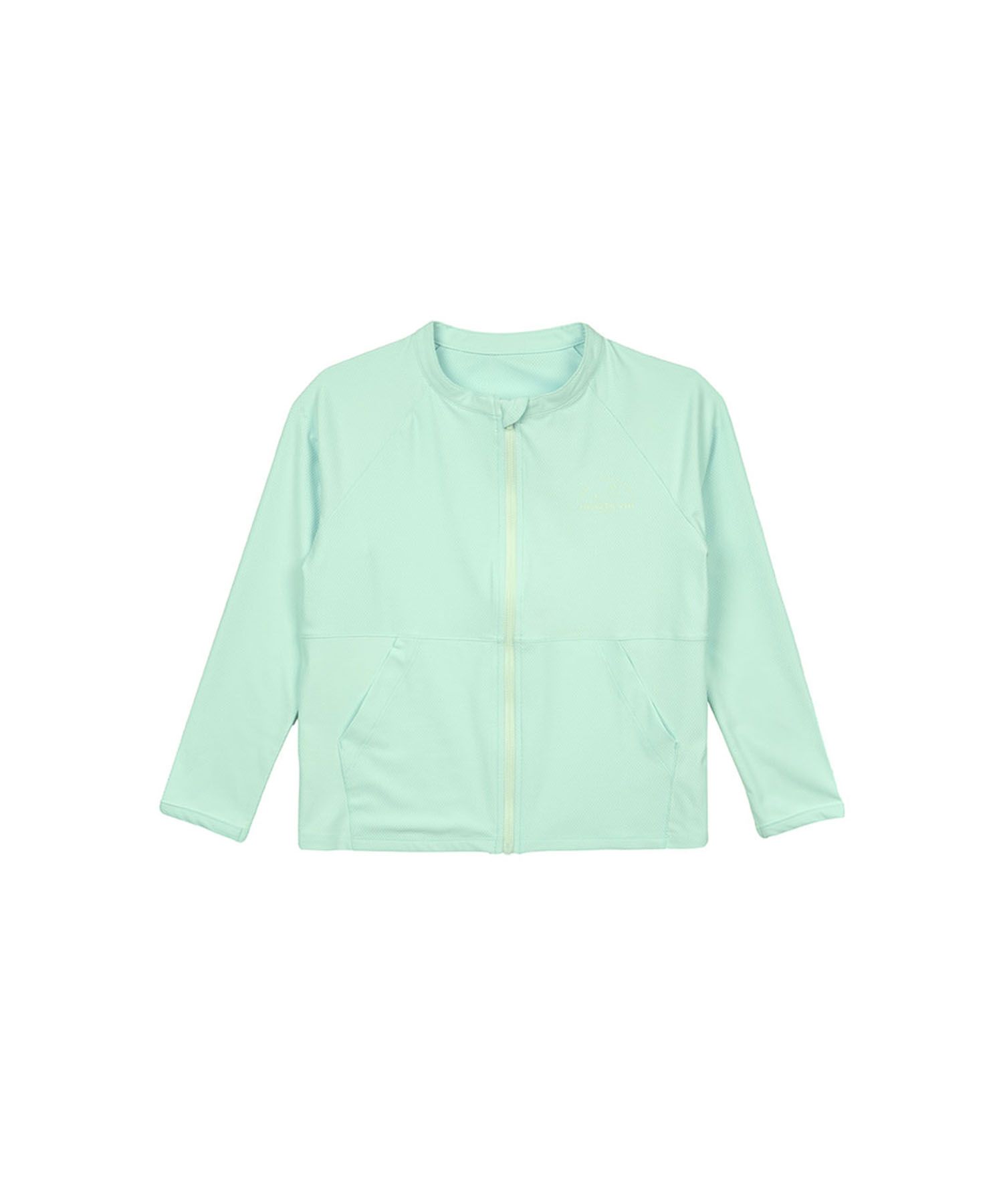 MUSINSA | RENOMASWIM Mint Jacquard Zip-Up Rash Guard Top RN-BS2C981-MN