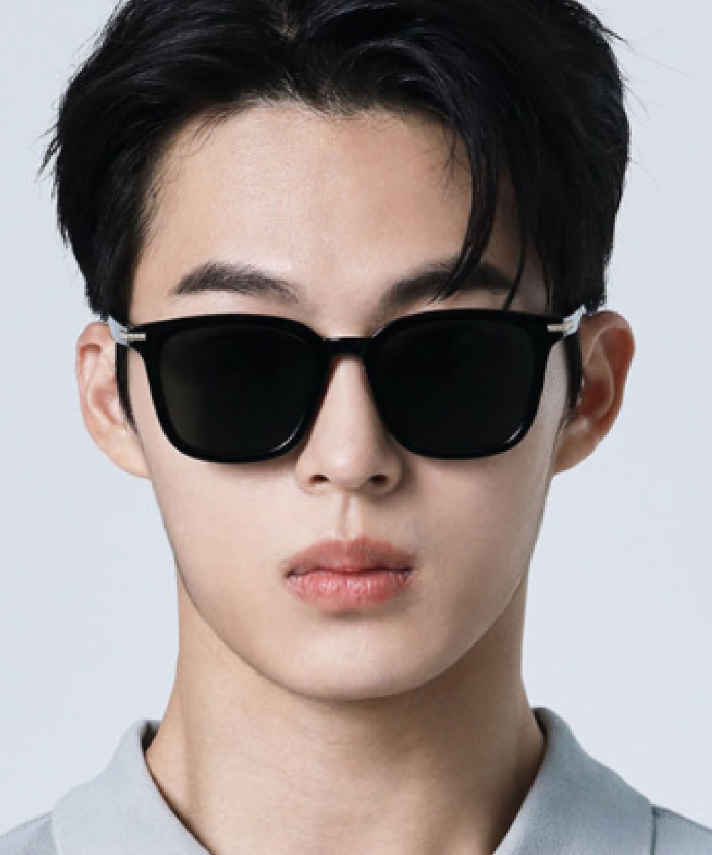 MUSINSA | ISTANDARD Square Basic Sunglasses Black