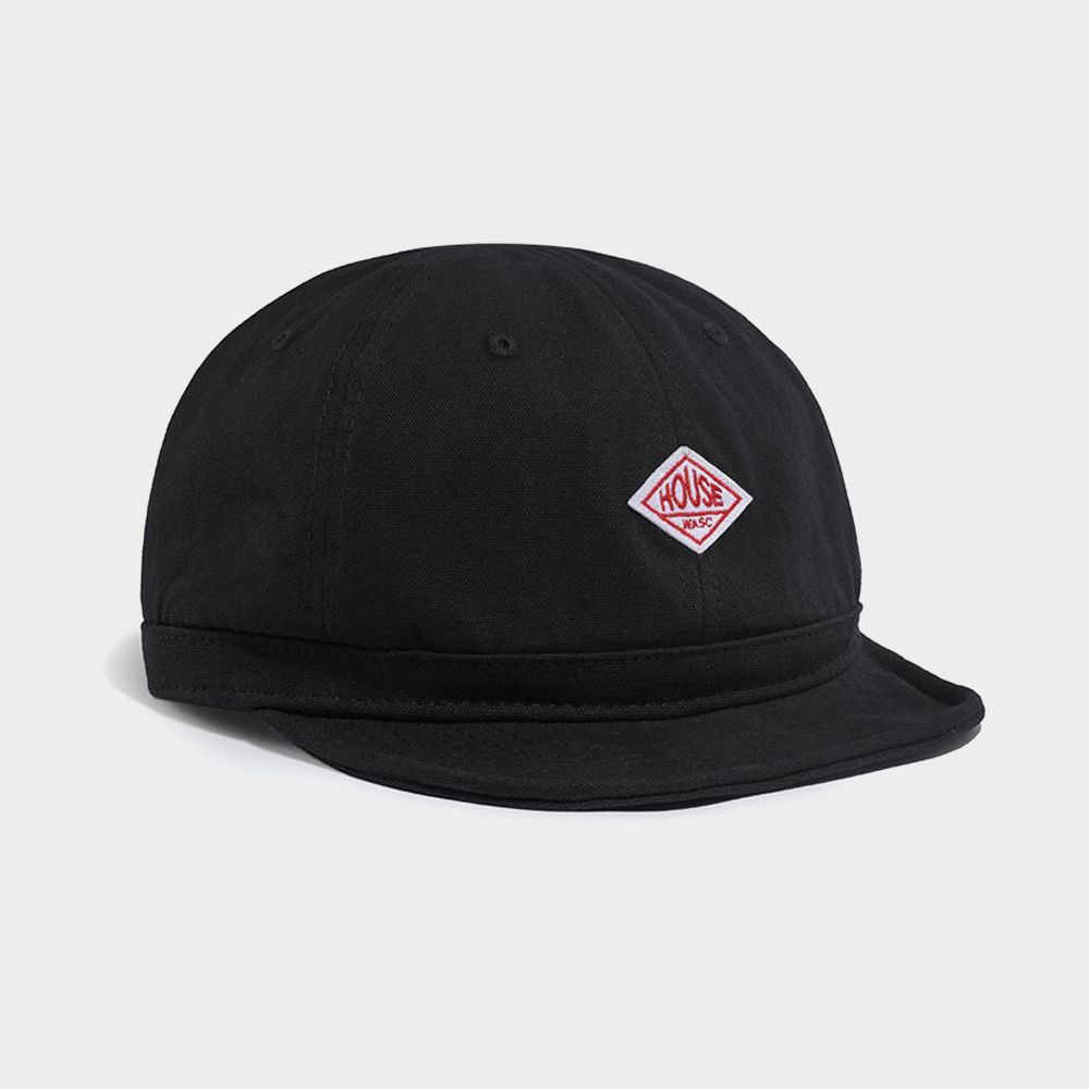 MUSINSA | LOOKING4U WASC HOUSE Logo Short Cap C1 Black