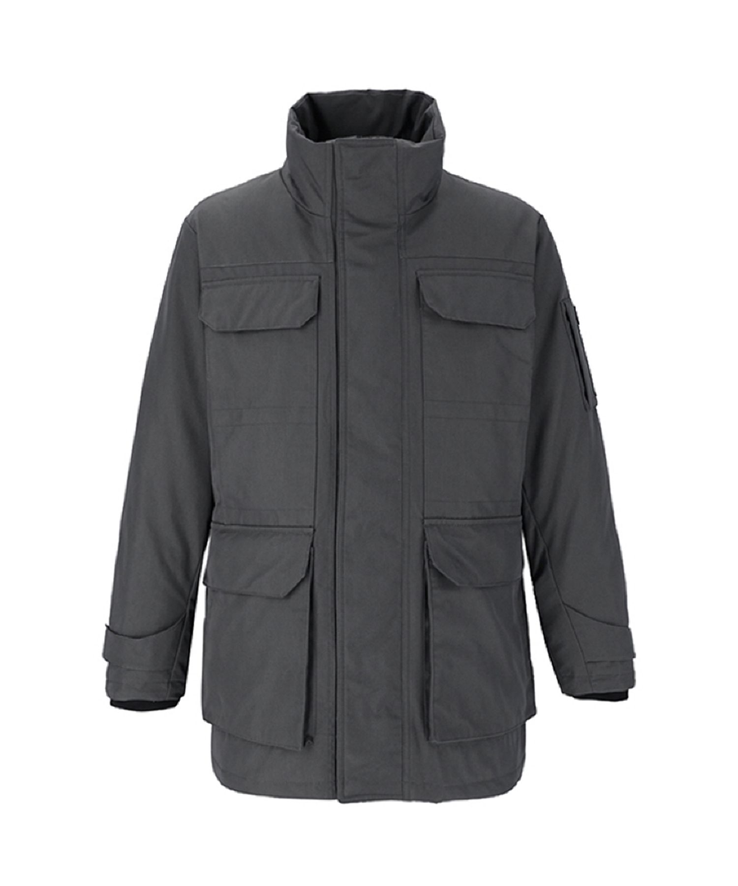 MUSINSA | AD HOC Men's Utility Parka (Light Grey)