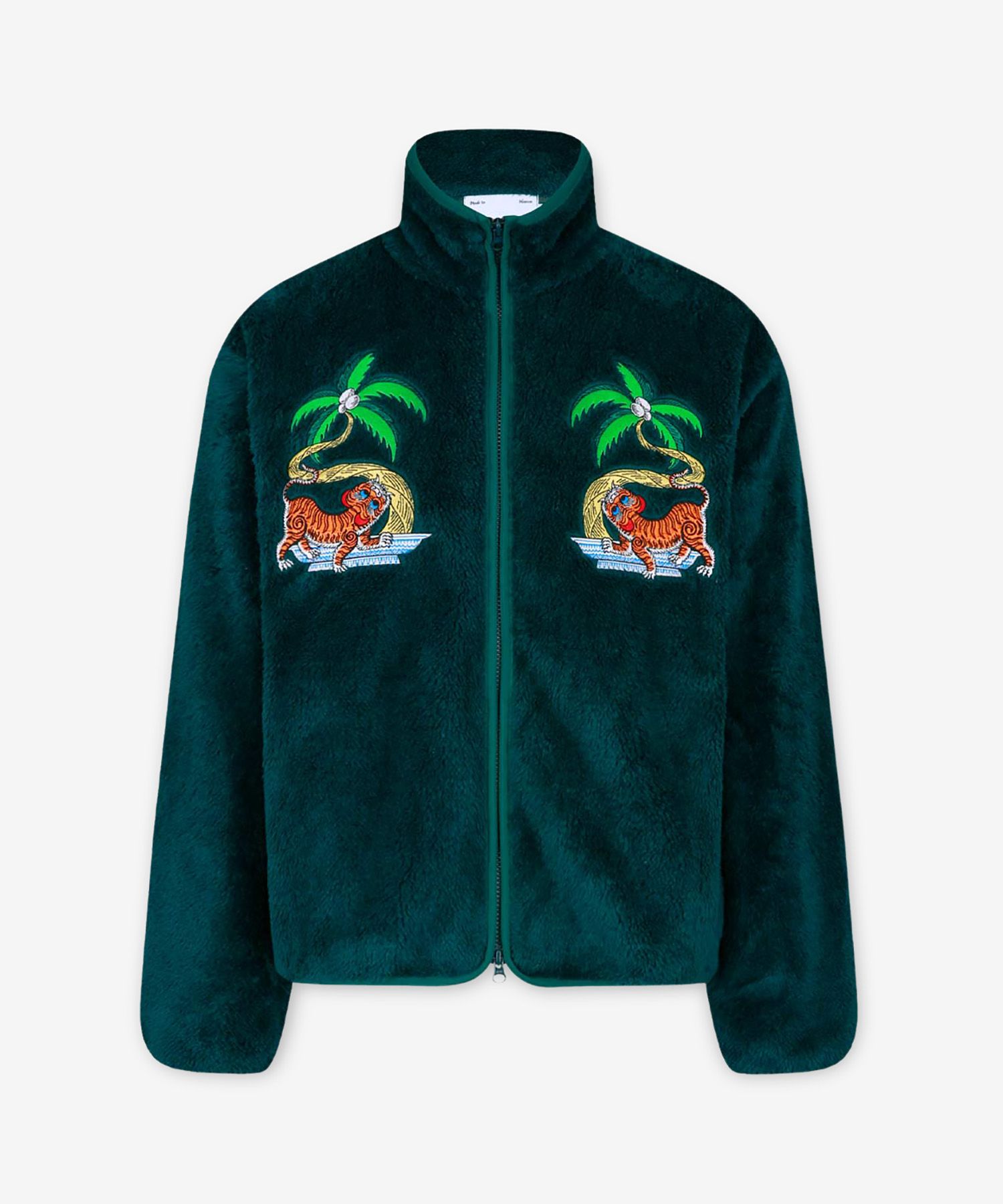 MUSINSA | SUNDAE SCHOOL Public Tiger Souvenir Fluffy Fleece Jacket ...