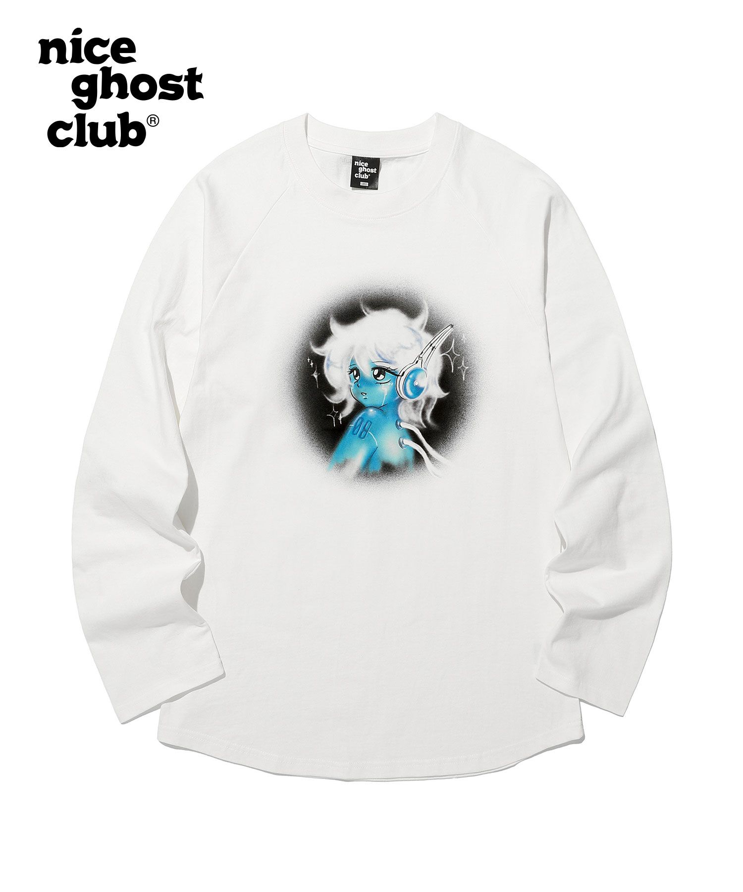 MUSINSA | NICE GHOST CLUB ANI. SERIES Ghost of the Future Long Sleeve T ...