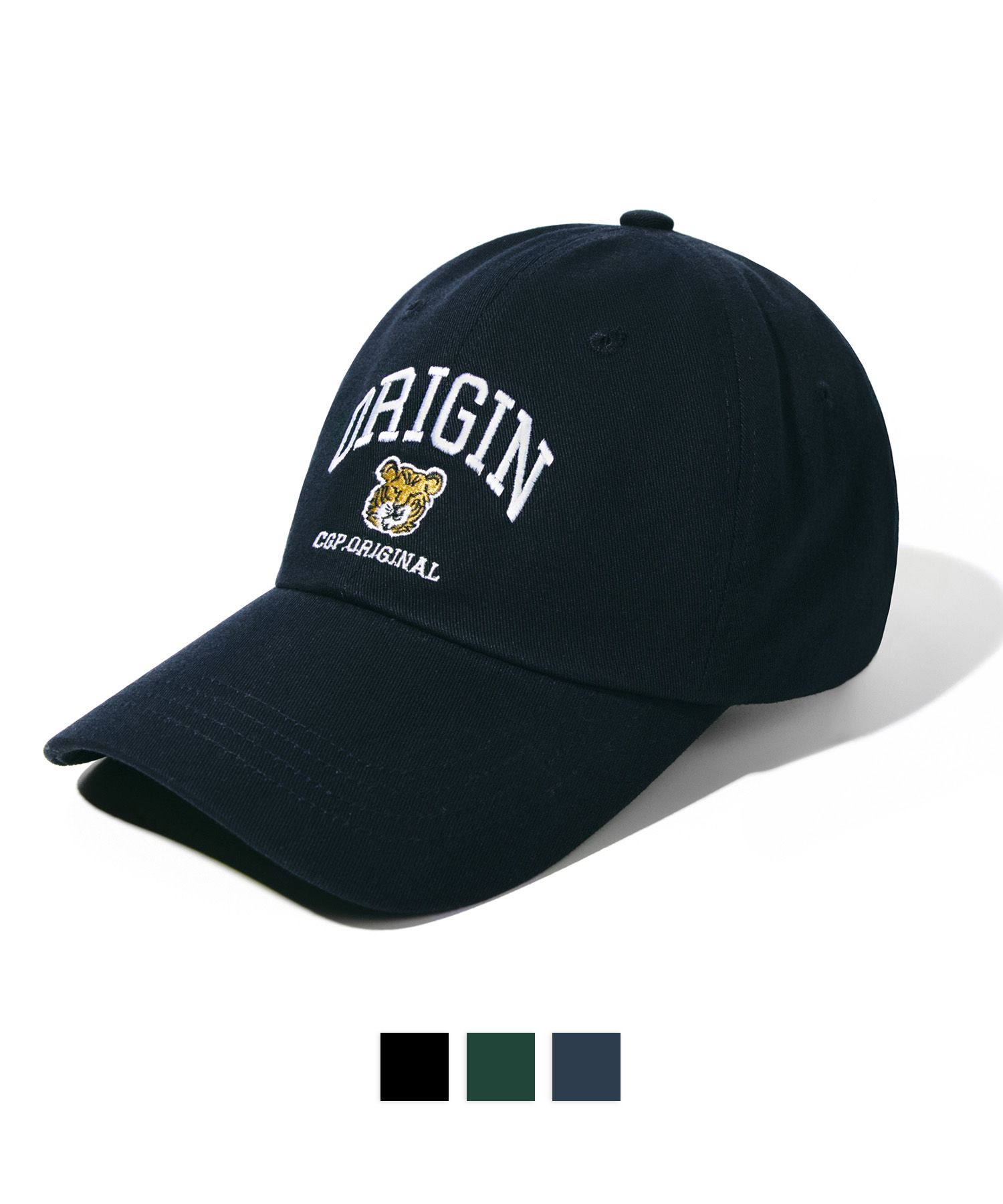 MUSINSA | Codegraphy CGP origin tiger logo ball cap_3color