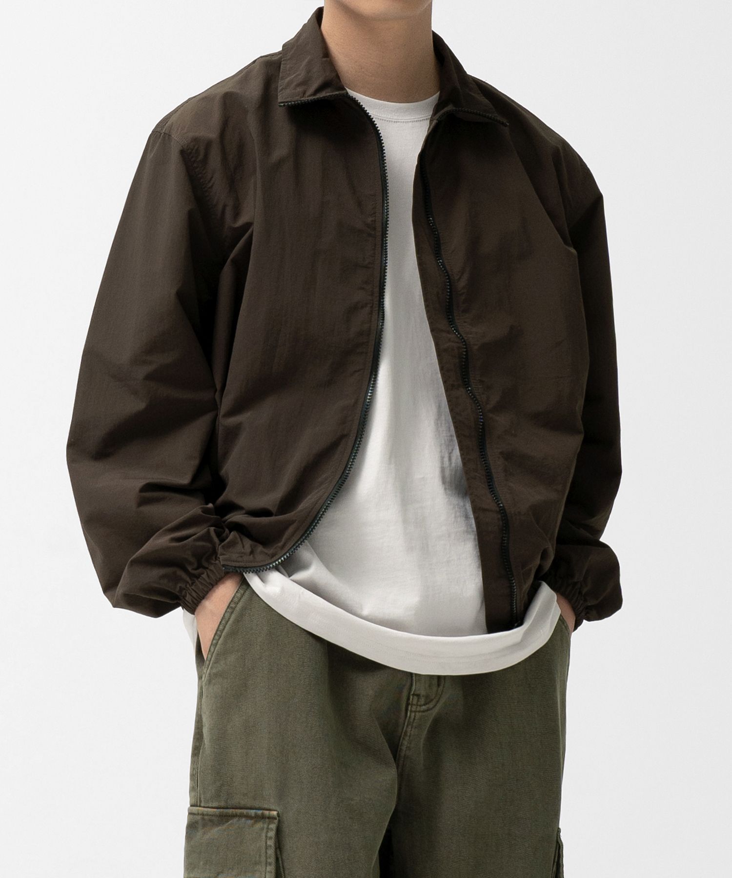 MUSINSA | TOFFEE TCOS Runner Jacket (BROWN)
