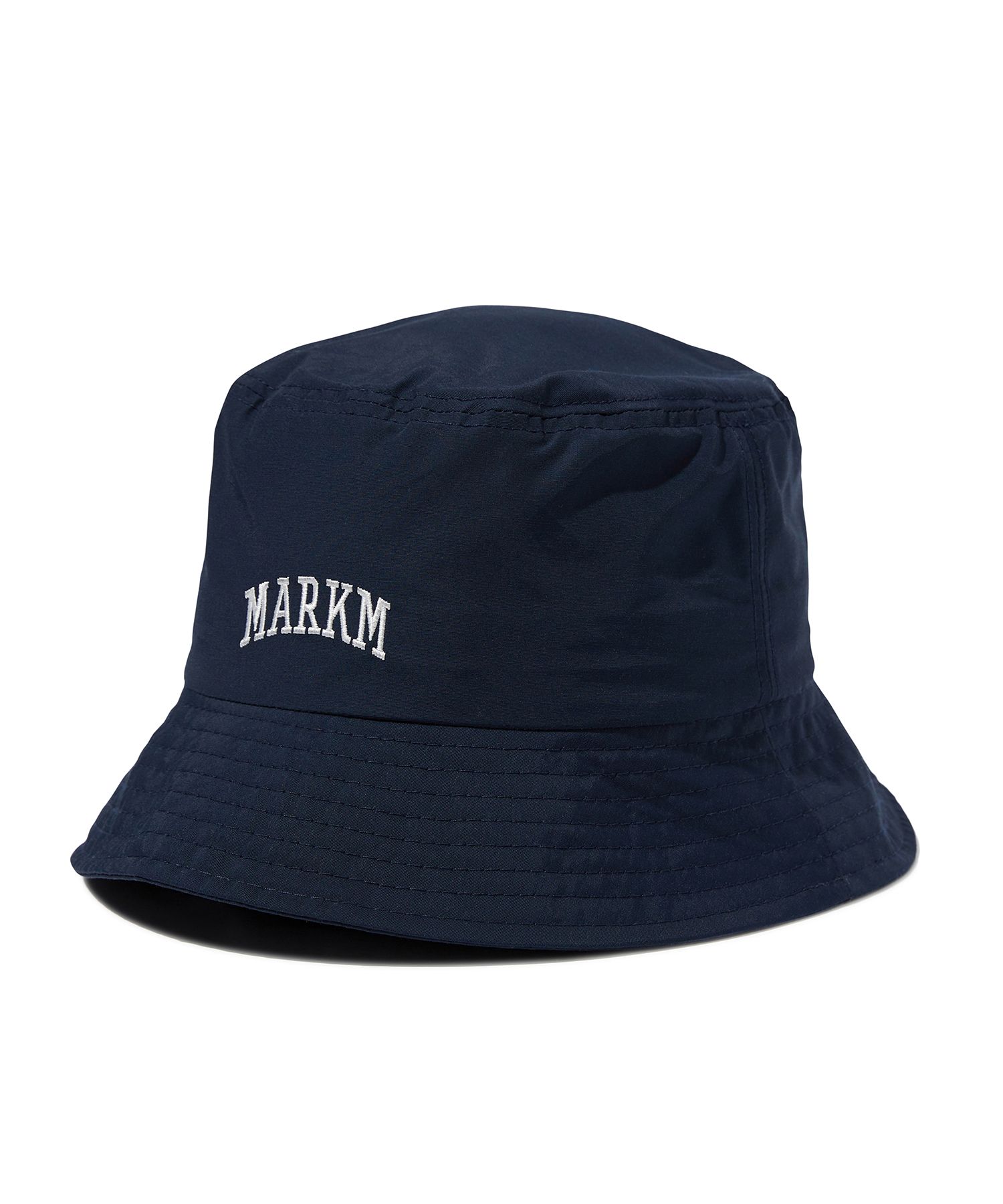 MUSINSA | MARKM LOGO BUCKET HAT NAVY