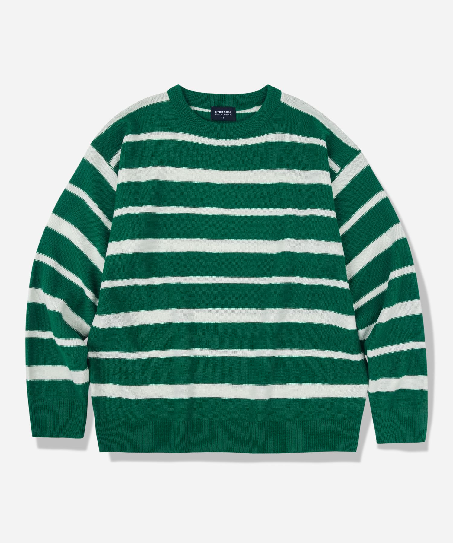 MUSINSA | LETTERCOMO Spring Dangara Round Knit Green