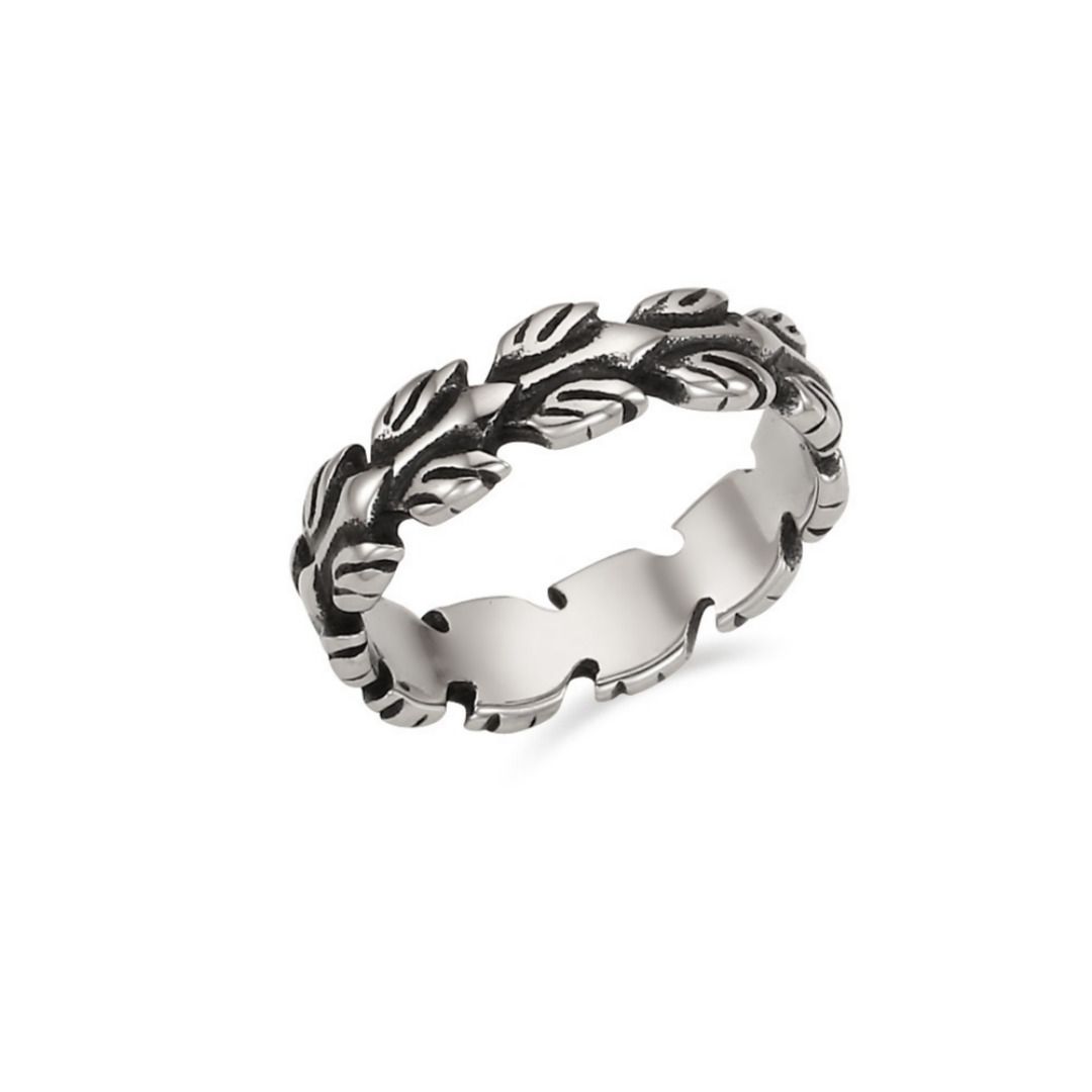 MUSINSA | SAINT SCOTT LONDON Theo Leaf Band Ring STJ-SR4006