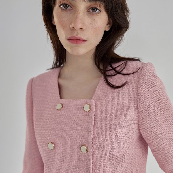 MUSINSA | ATELIER NAIN Rosy Square Neck Tweed Double Jacket (JK-2808)