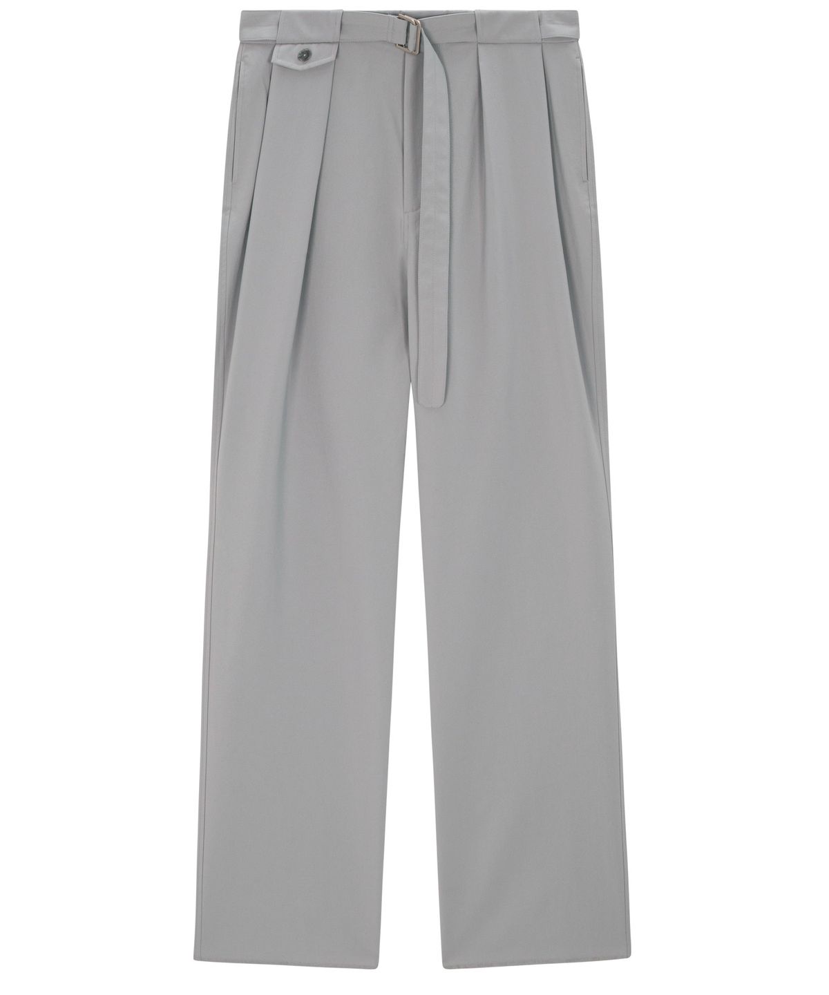 이지오(EZIO) Belted Pocket Wide Pants - Grey - 사이즈 & 후기 | 무신사