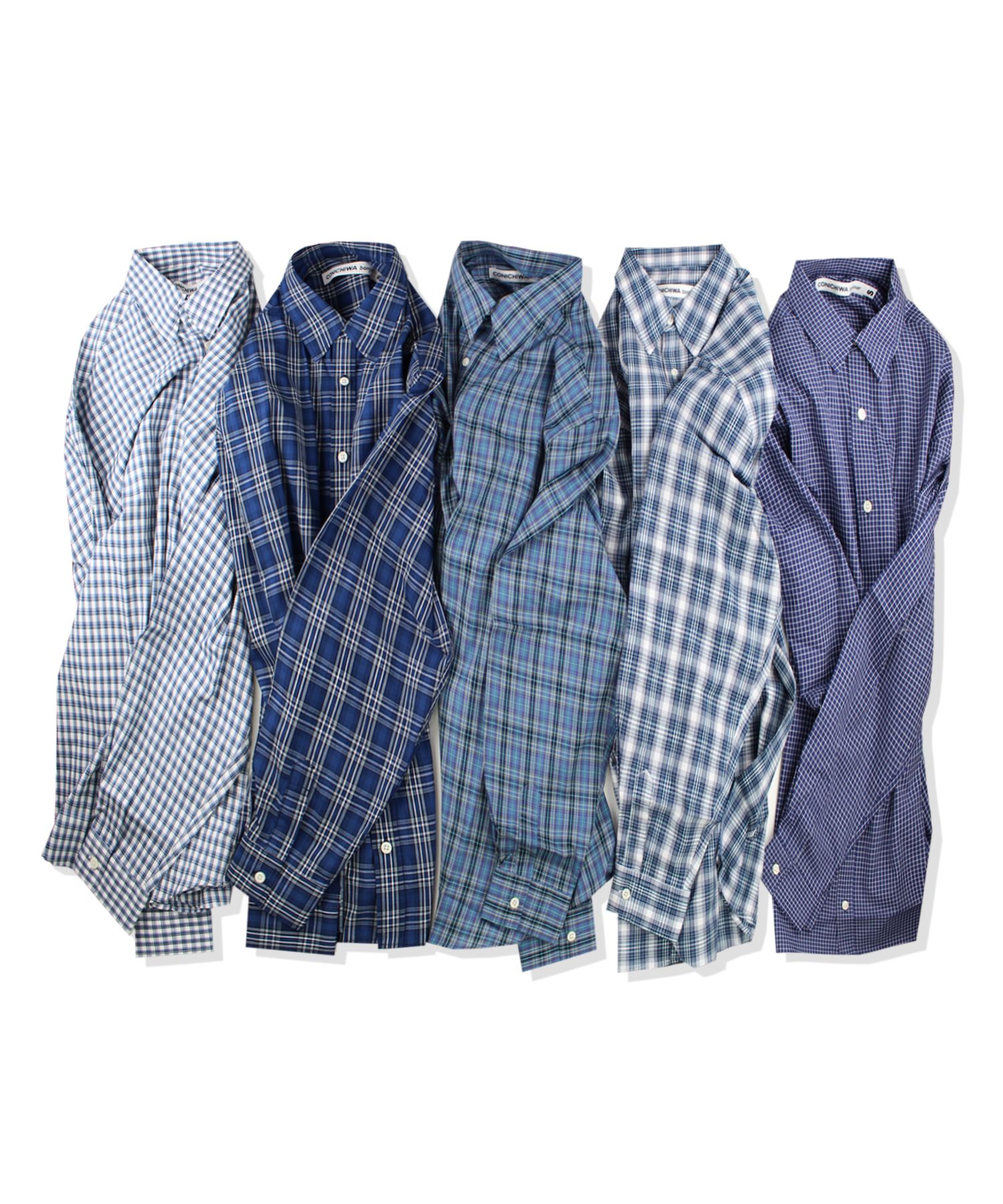 MUSINSA | CONICHIWA BONJOUR 7 types of CB Nerd check shirts