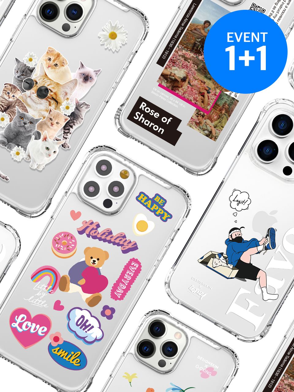 MUSINSA公式 | DESIGNSKIN iPhone Graphic Case [Gift Presented]