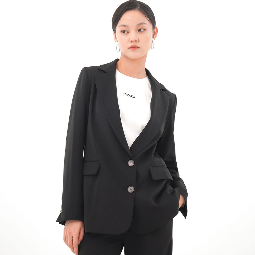 MUSINSA | ACUD Two Button Single Jacket _Black