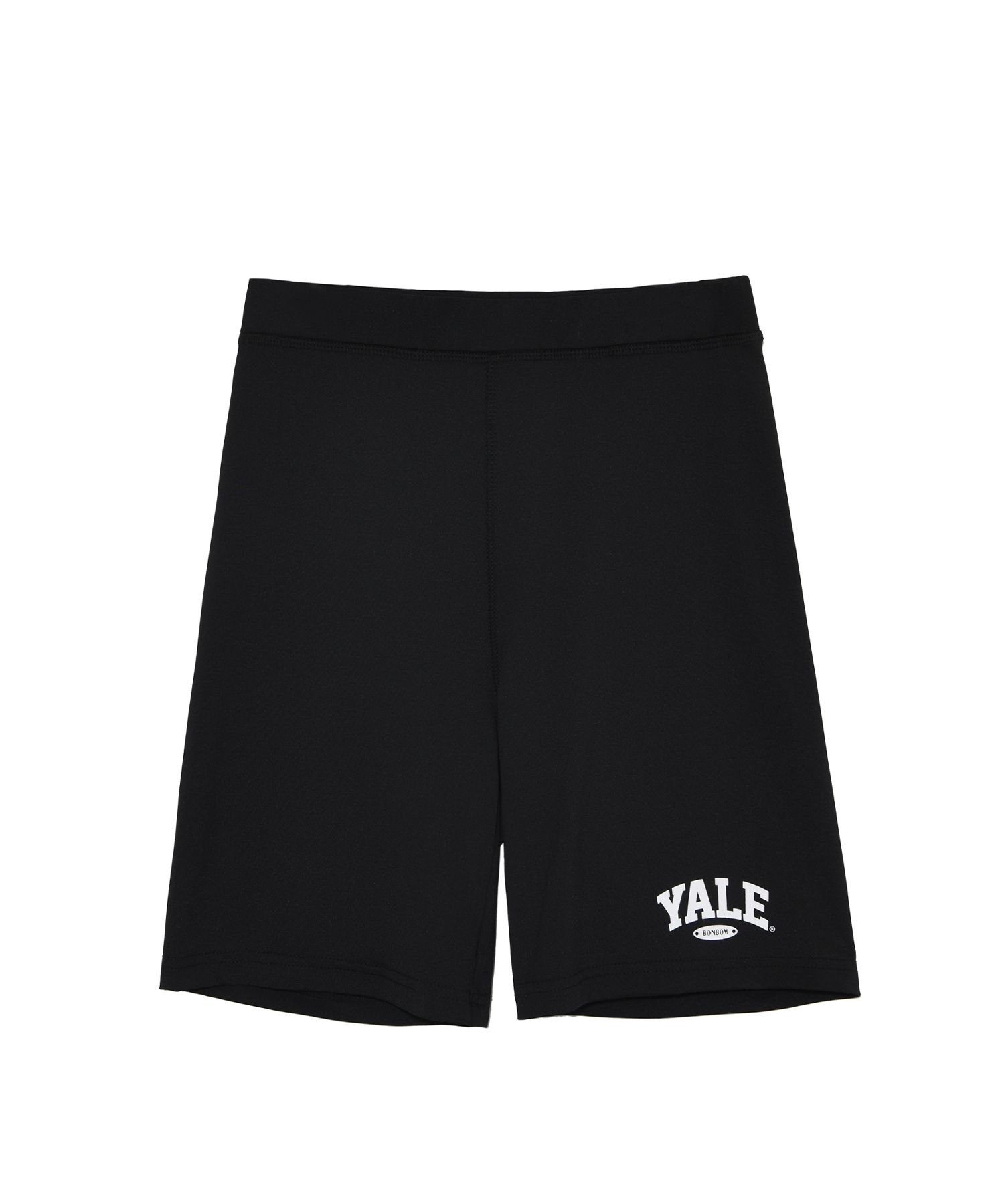 MUSINSA公式 | YALE [YALE x BONBOM] 2 TONE ARCH BIKE SHORTS BLACK