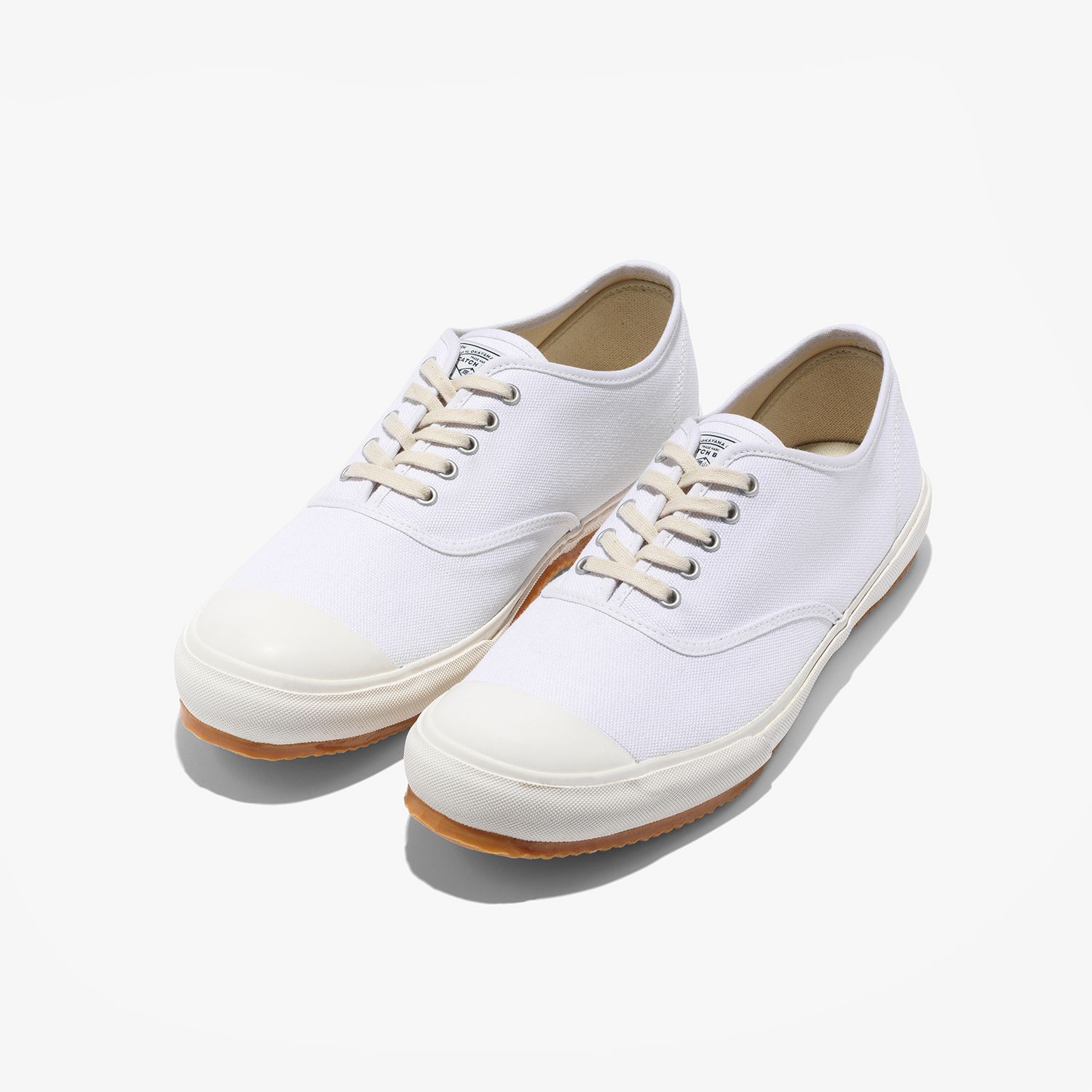MUSINSA | CATCH BALL Czech Army Training Deck Shoe _ Off White