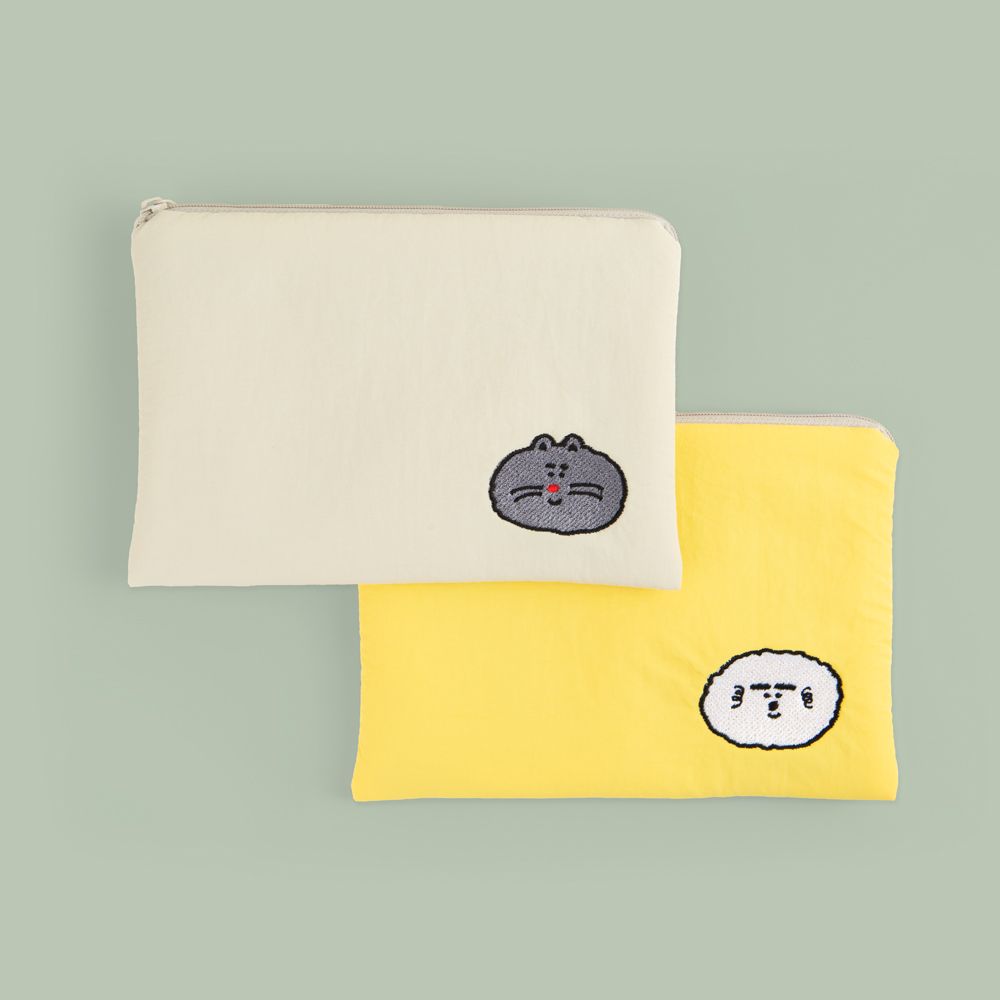 MUSINSA | ALL NEW FRAME Airy Pouch - Mushroom