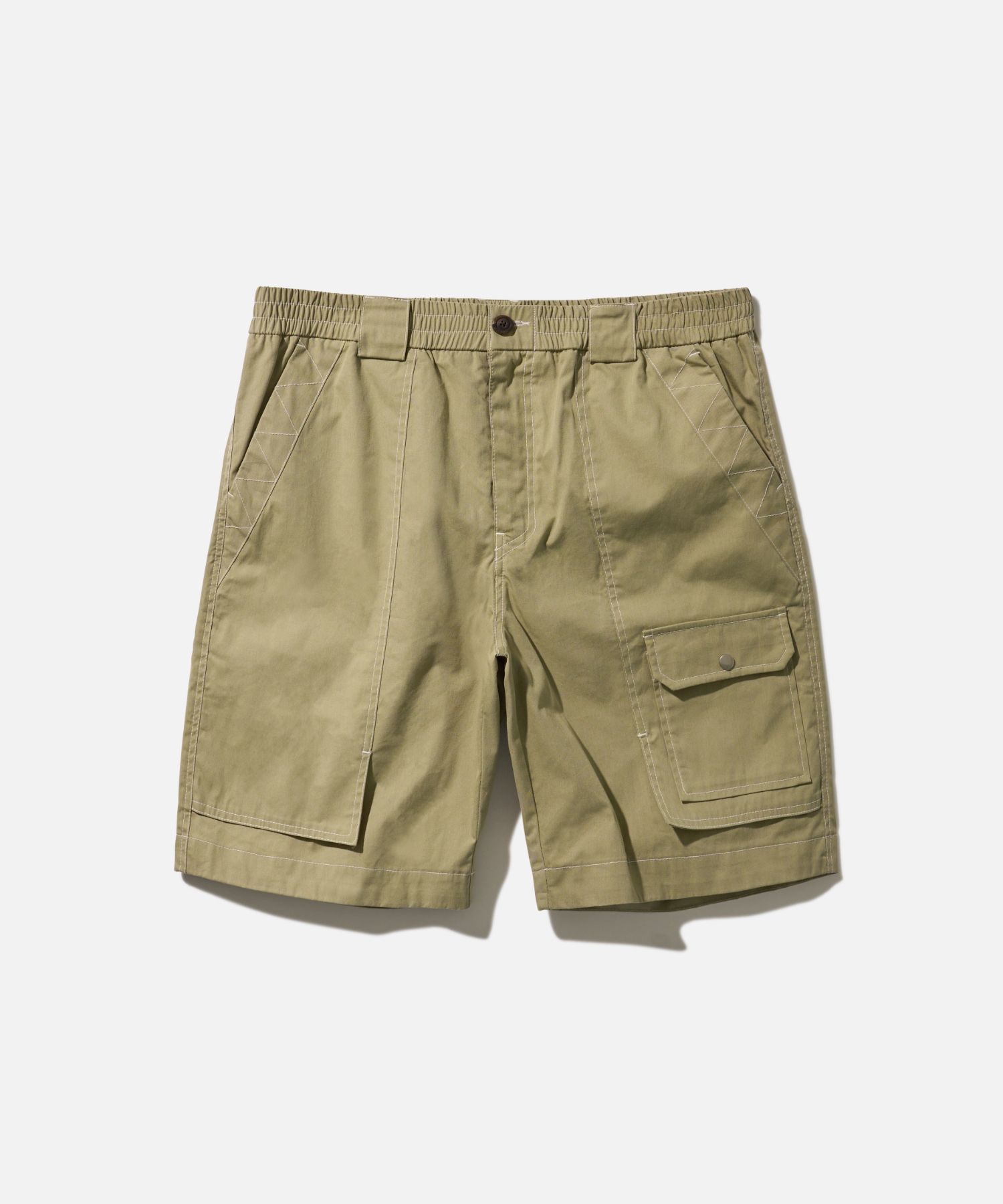 MUSINSA | AECA WHITE ONE POCKET BERMUDA SHORTS PANTS - BEIGE